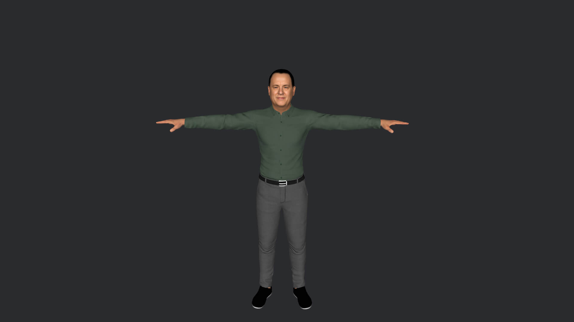 Tom Hanks Realistic Full Body Fully Rigged Character - 3D Model by meta ...