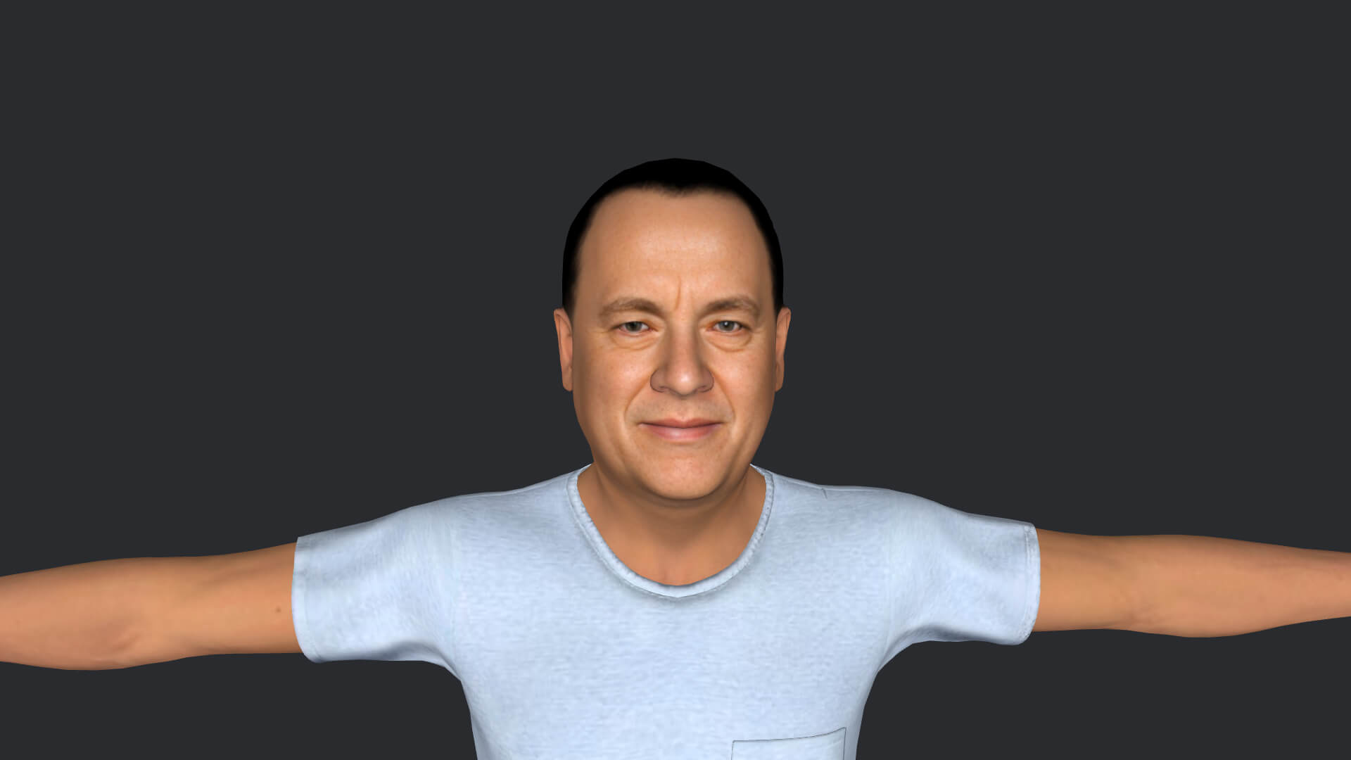 Tom Hanks Realistic Full Body Fully Rigged Character - 3D Model by meta ...