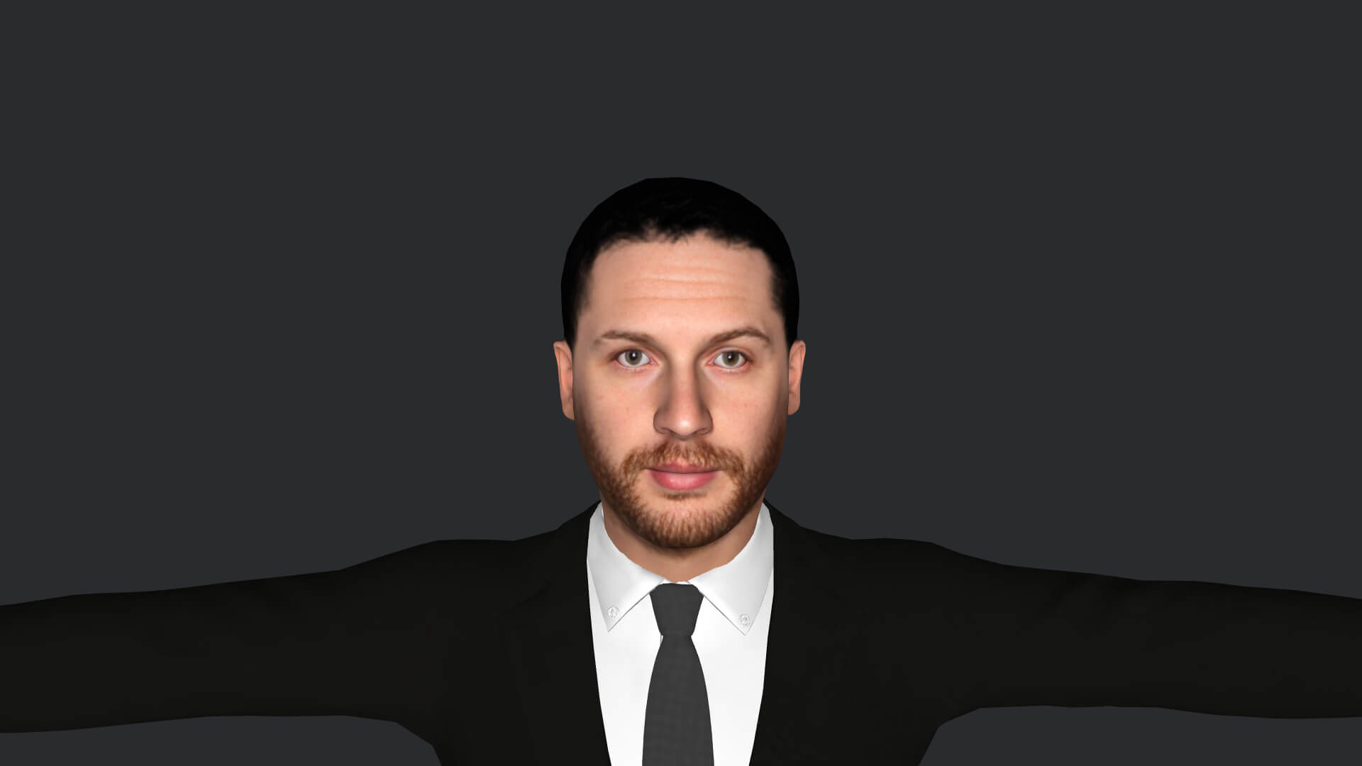 Tom Hardy Realistic Full Body Fully Rigged Character - 3D Model by meta ...