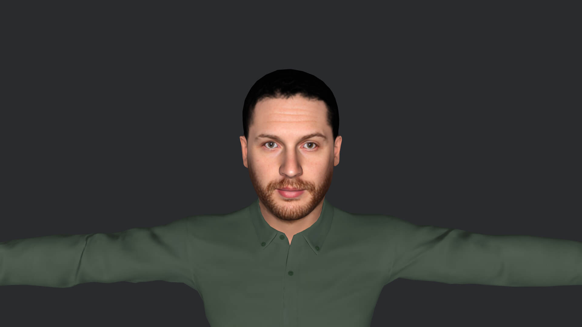 Tom Hardy Realistic Full Body Fully Rigged Character - 3D Model by meta ...