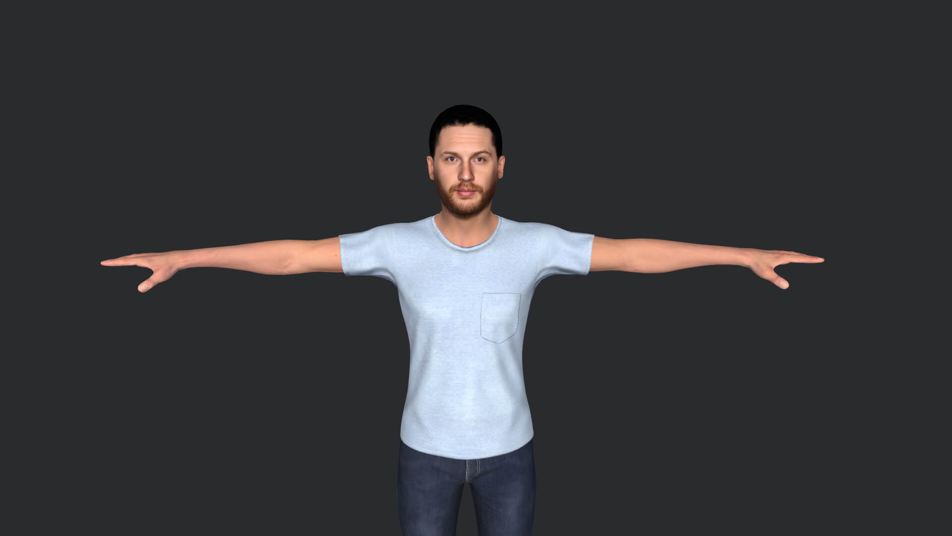 Tom Hardy Realistic Full Body Fully Rigged Character - 3D Model by meta ...