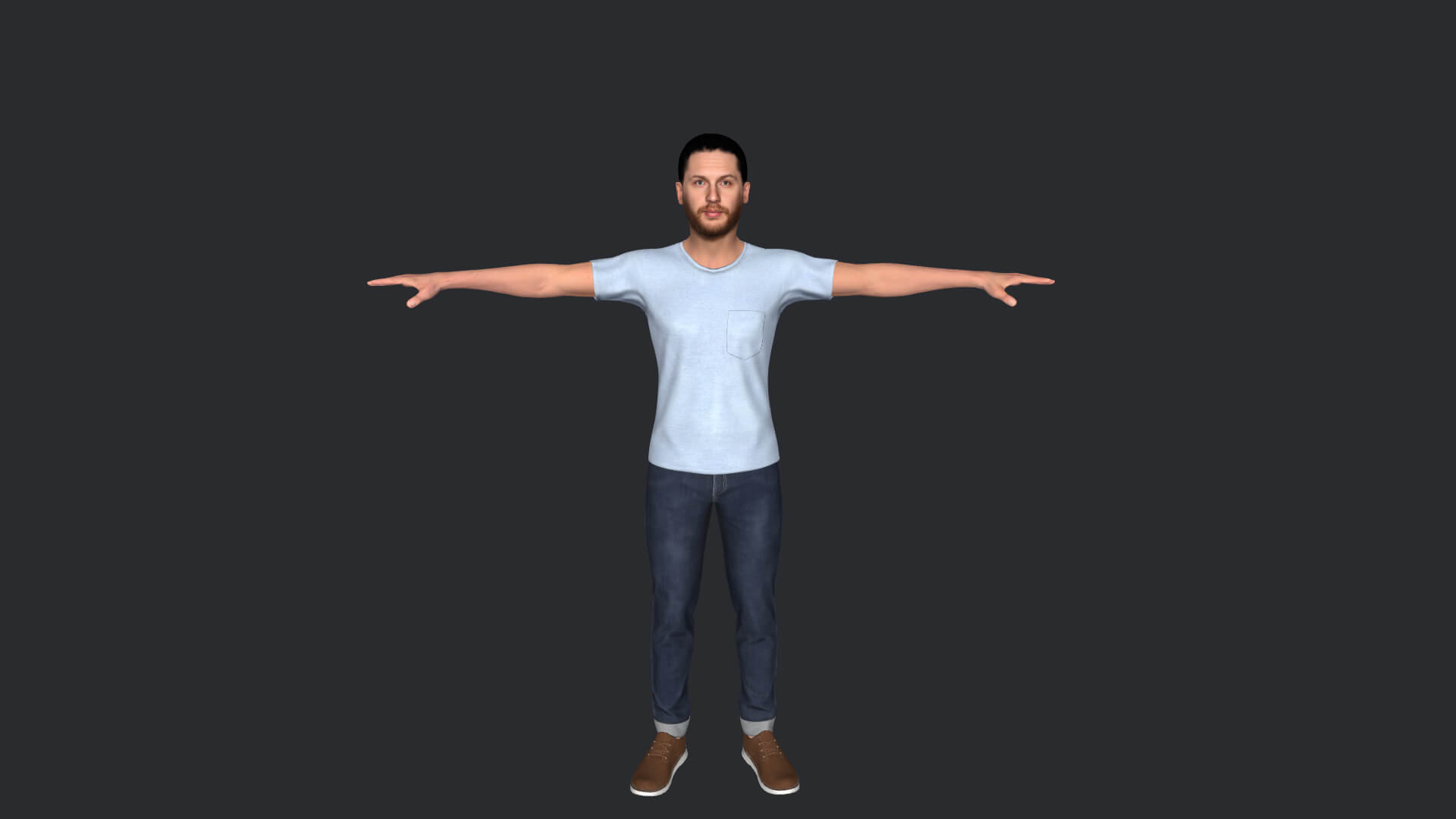 Tom Hardy Realistic Full Body Fully Rigged Character - 3D Model by meta ...