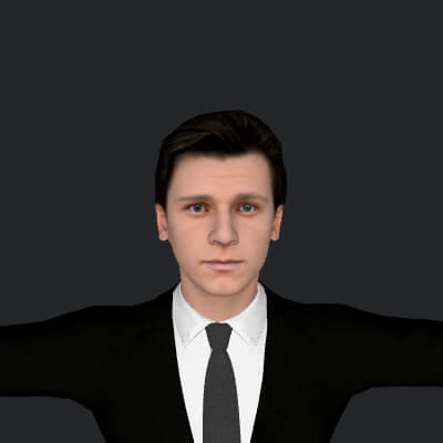 Tom Holland Realistic Full Body Fully Rigged Character - 3D Model by ...