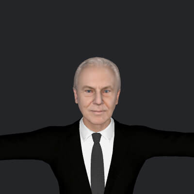 Tony Blair Realistic Full Body Fully Rigged Character - 3D Model by ...