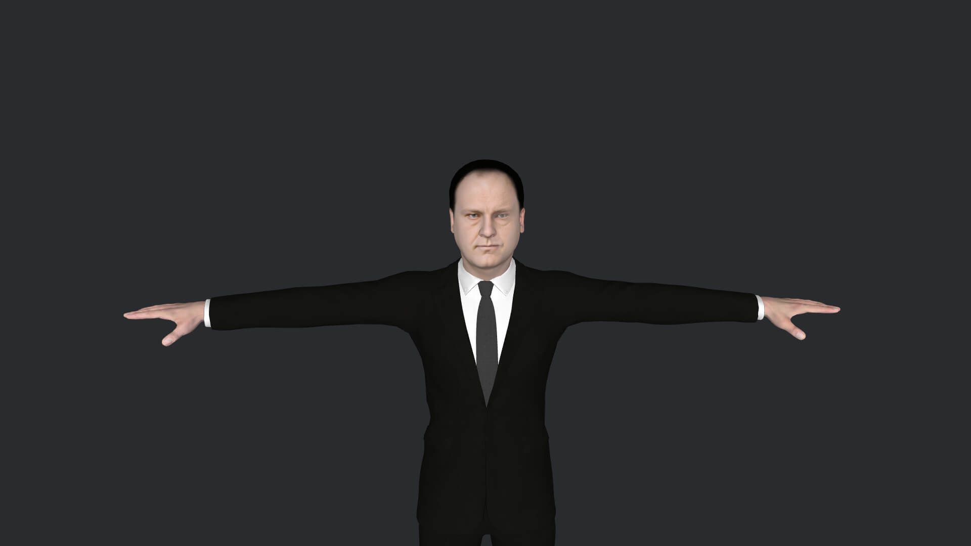 Tony Soprano Realistic Full Body Fully Rigged Character - 3D Model by ...