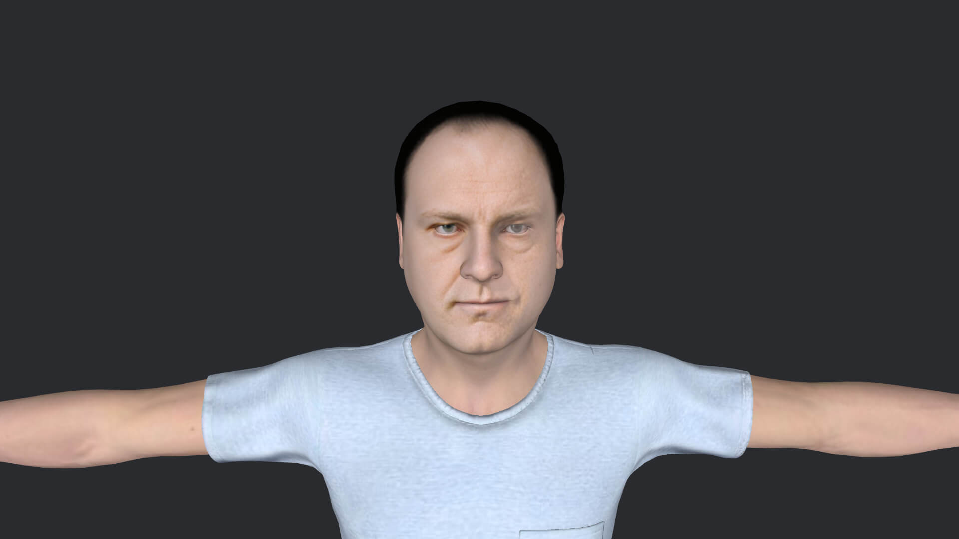 Tony Soprano Realistic Full Body Fully Rigged Character - 3D Model by ...
