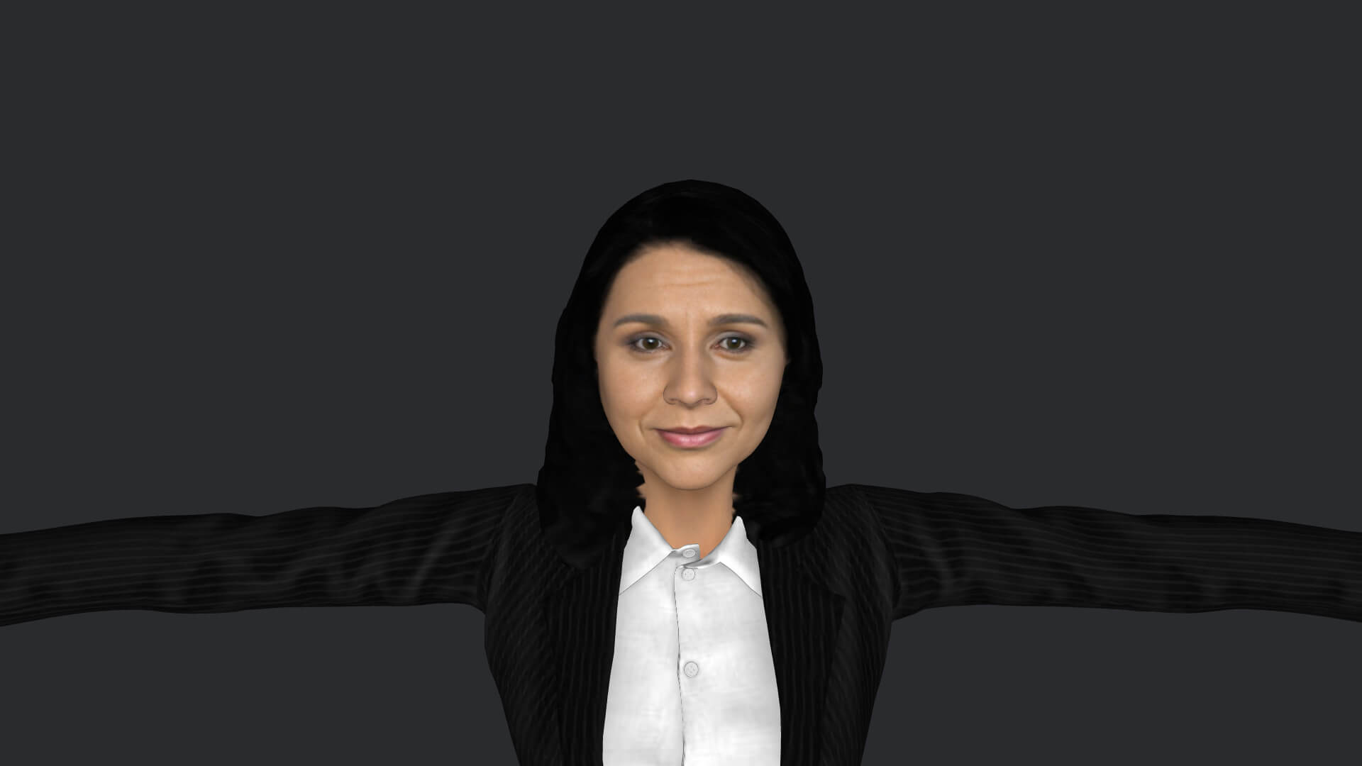 Tulsi Gabbard Realistic Full Body Fully Rigged Character - 3D Model by ...