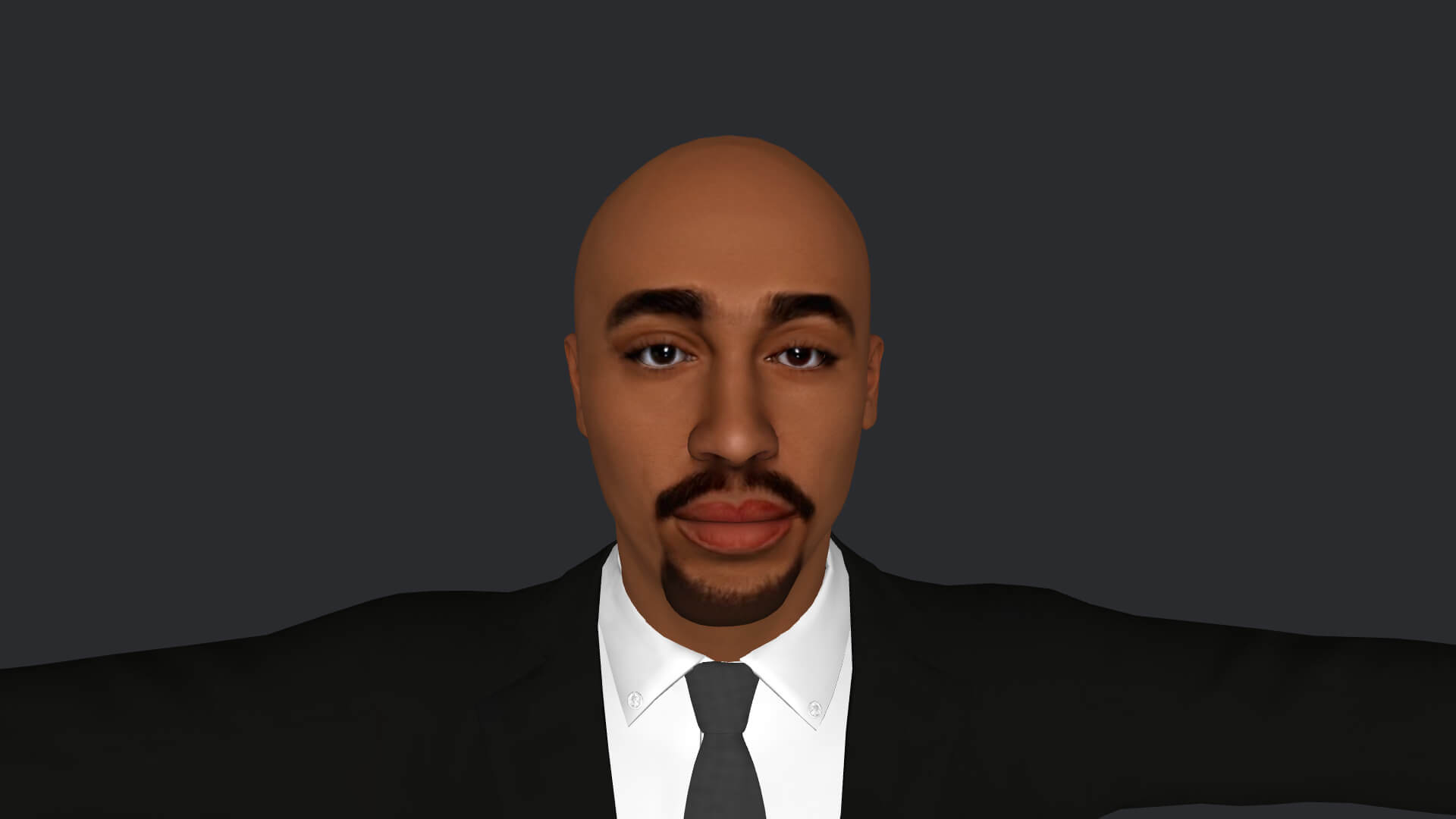 Tupac Shakur Hyper Realistic Full Body Rigged Character - 3D Model by ...
