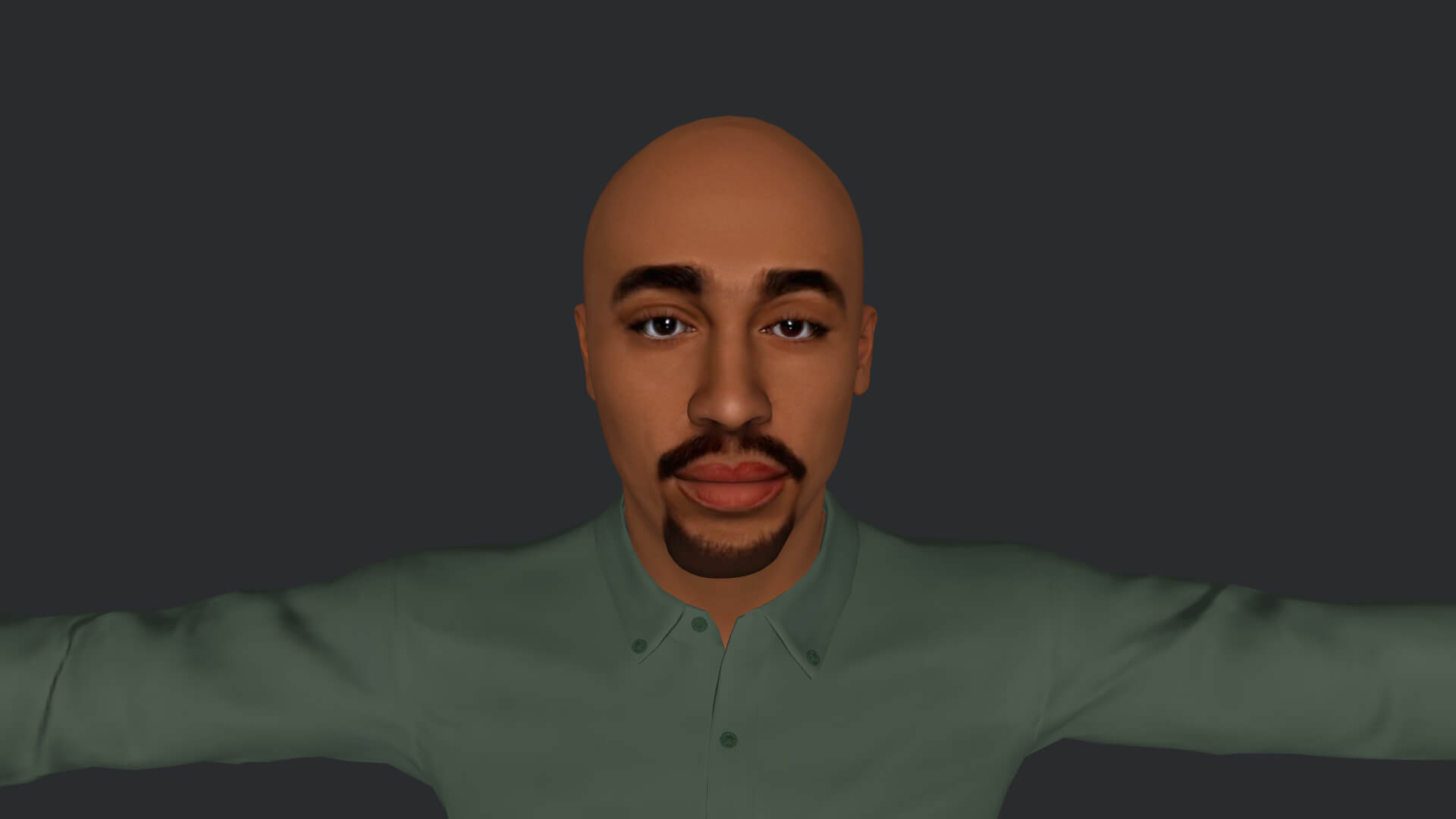 Tupac Shakur Hyper Realistic Full Body Rigged Character - 3D Model by ...