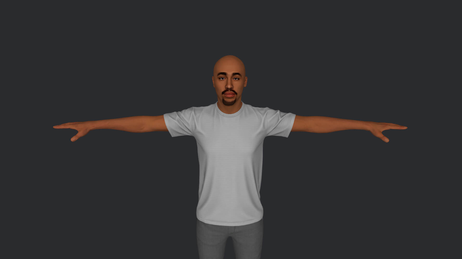 Tupac Shakur Hyper Realistic Full Body Rigged Character - 3D Model by ...