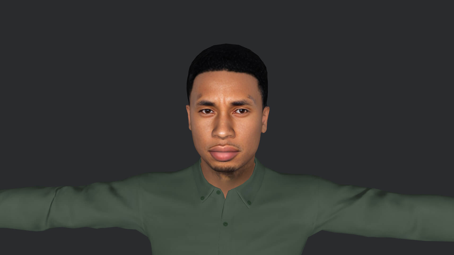 Tyga Realistic Full Body Fully Rigged Character - 3D Model by meta avatars