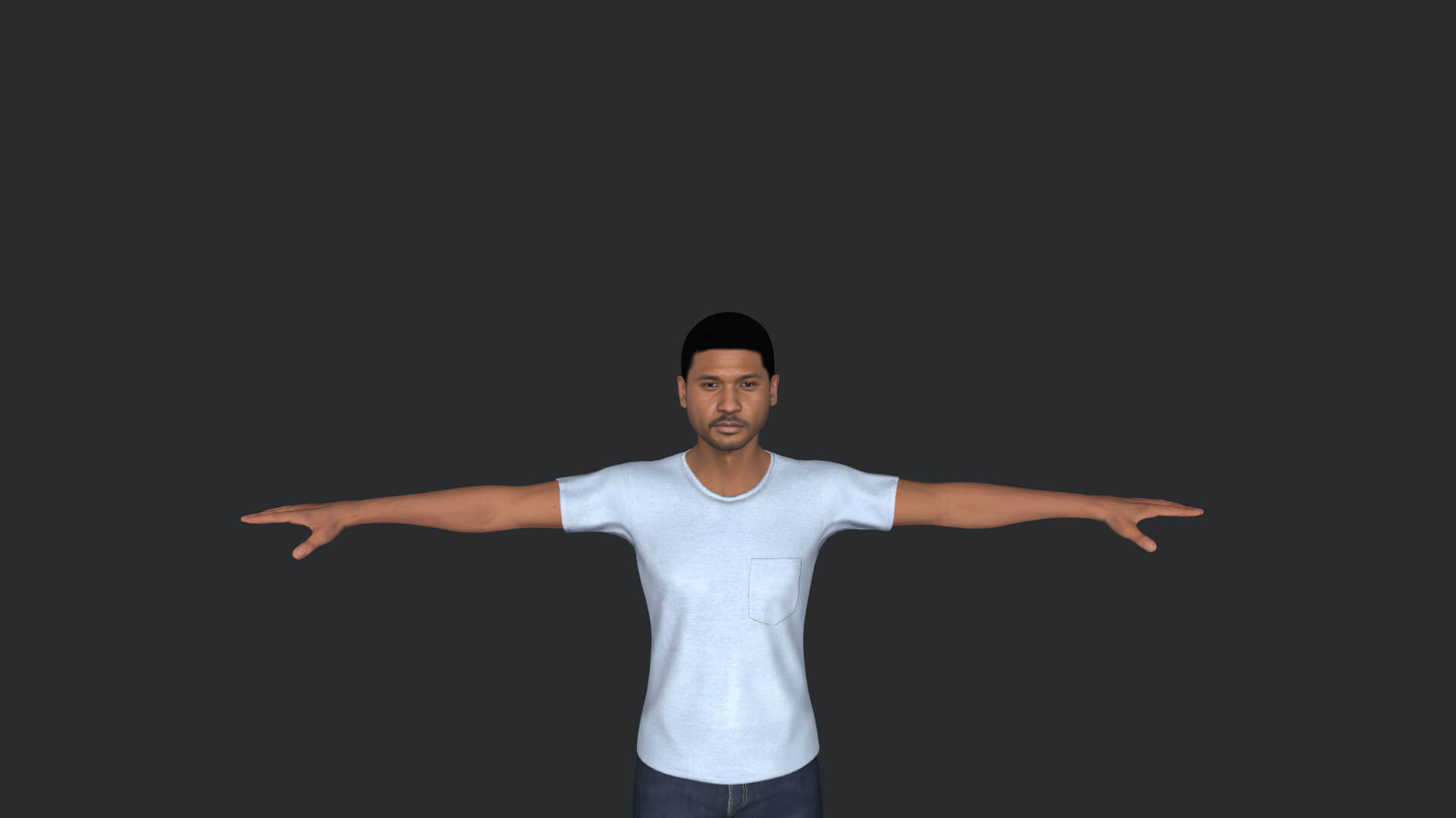 Usher Realistic Full Body Fully Rigged Character - 3D Model by meta avatars