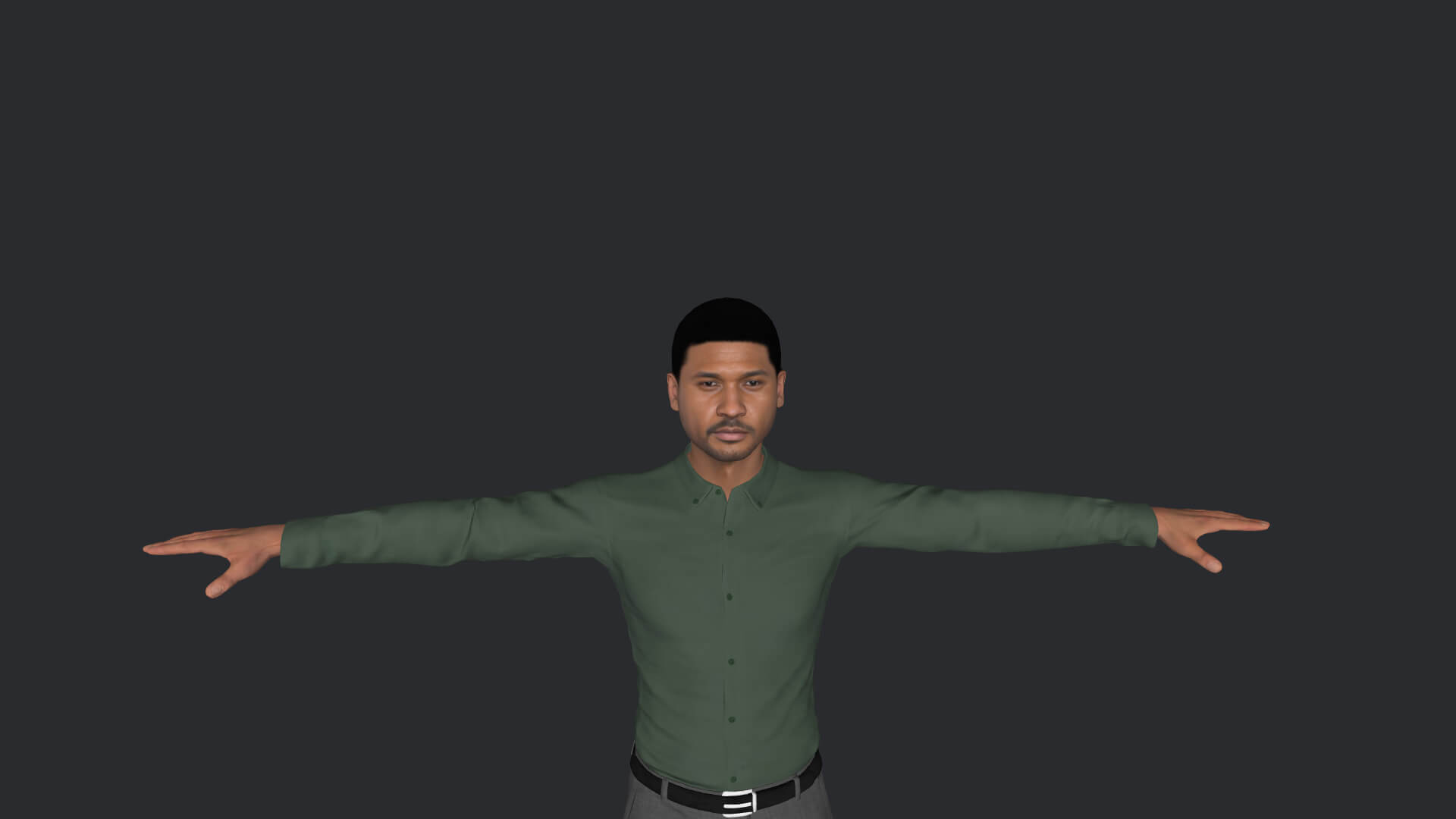 Usher Realistic Full Body Fully Rigged Character - 3D Model by meta avatars