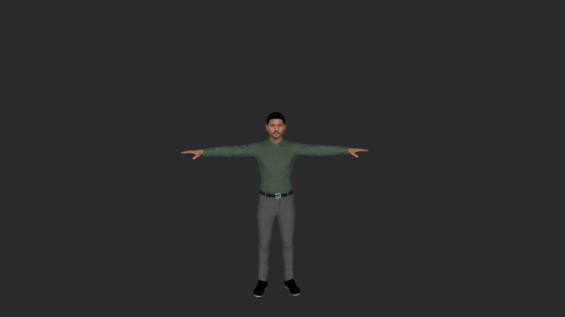 Usher Realistic Full Body Fully Rigged Character - 3D Model by meta avatars
