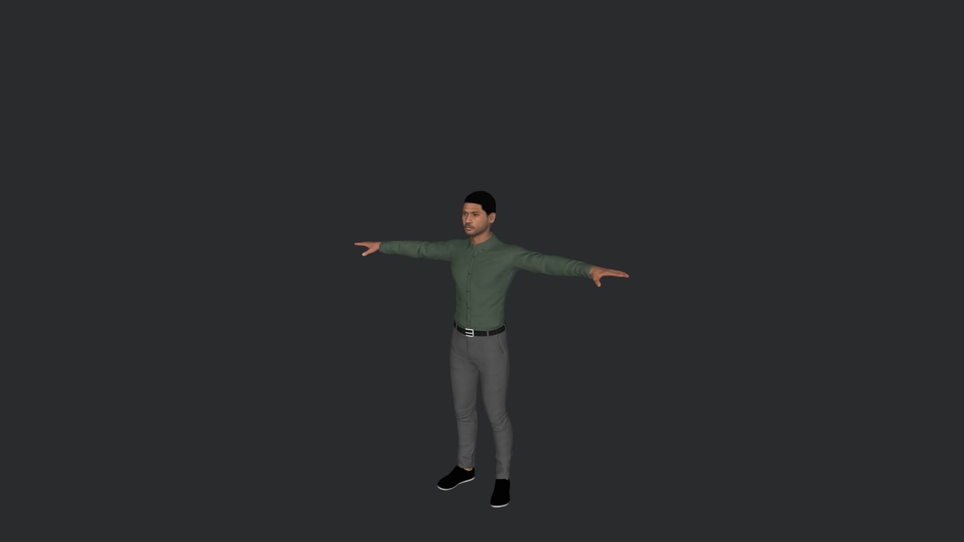 Usher Realistic Full Body Fully Rigged Character - 3D Model by meta avatars