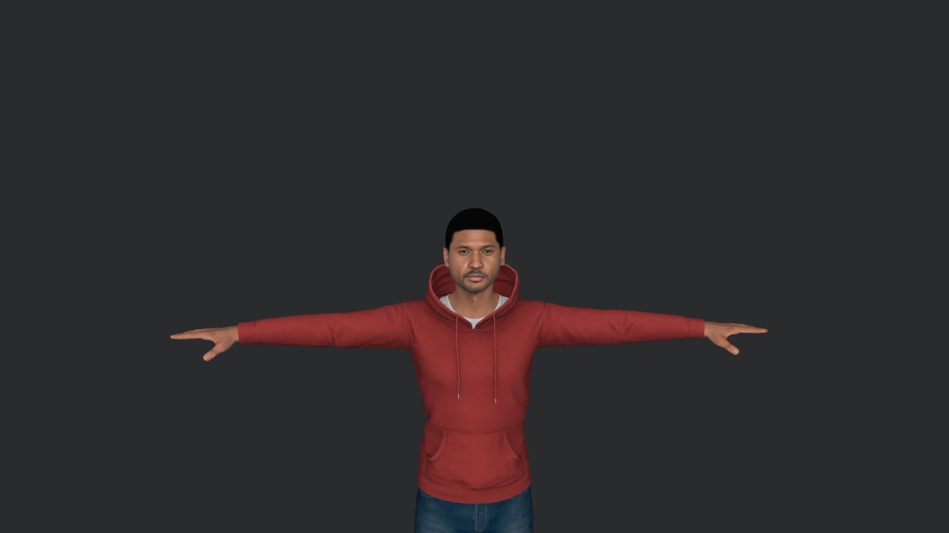 Usher Realistic Full Body Fully Rigged Character - 3D Model by meta avatars