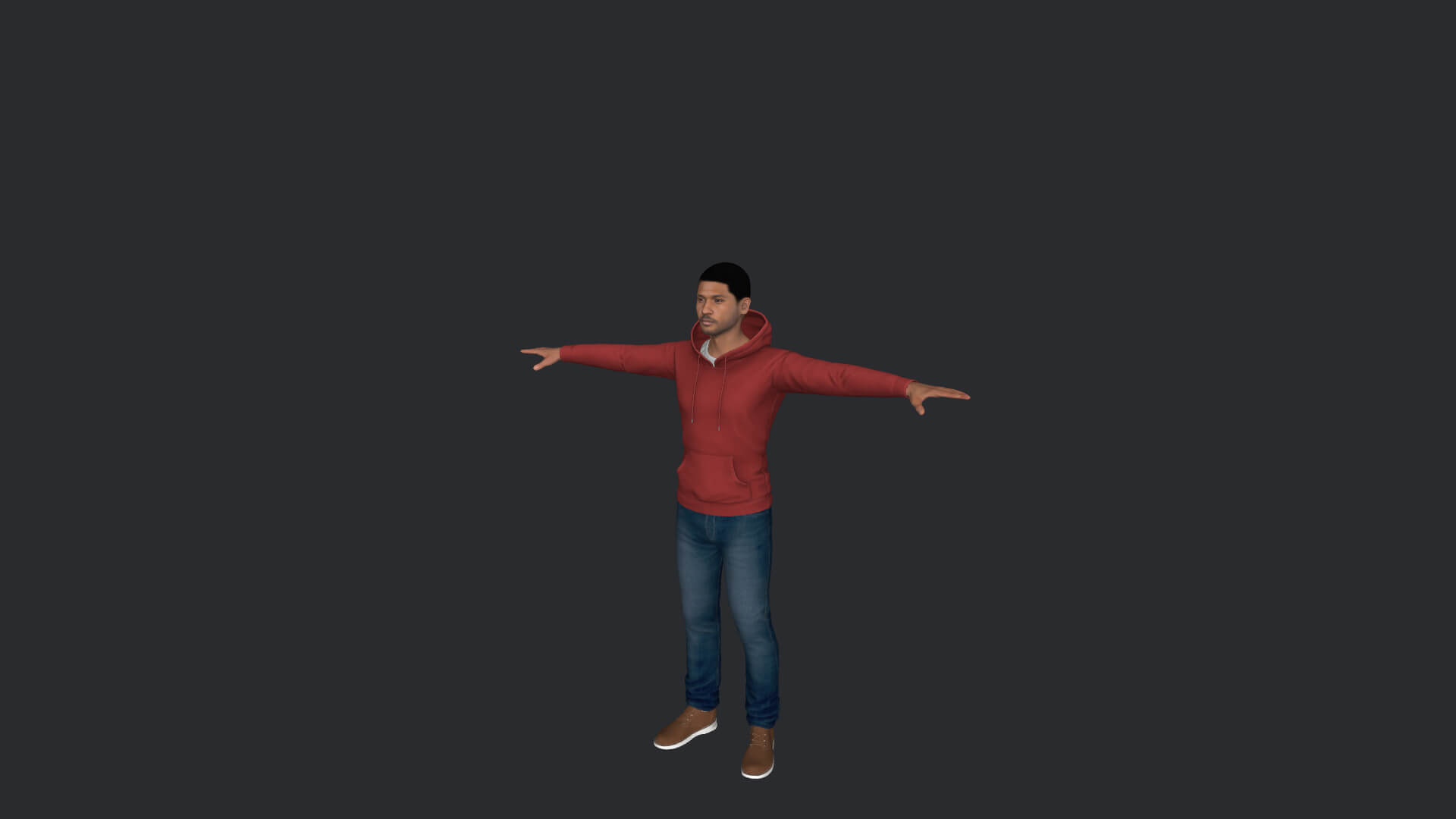 Usher Realistic Full Body Fully Rigged Character - 3D Model by meta avatars