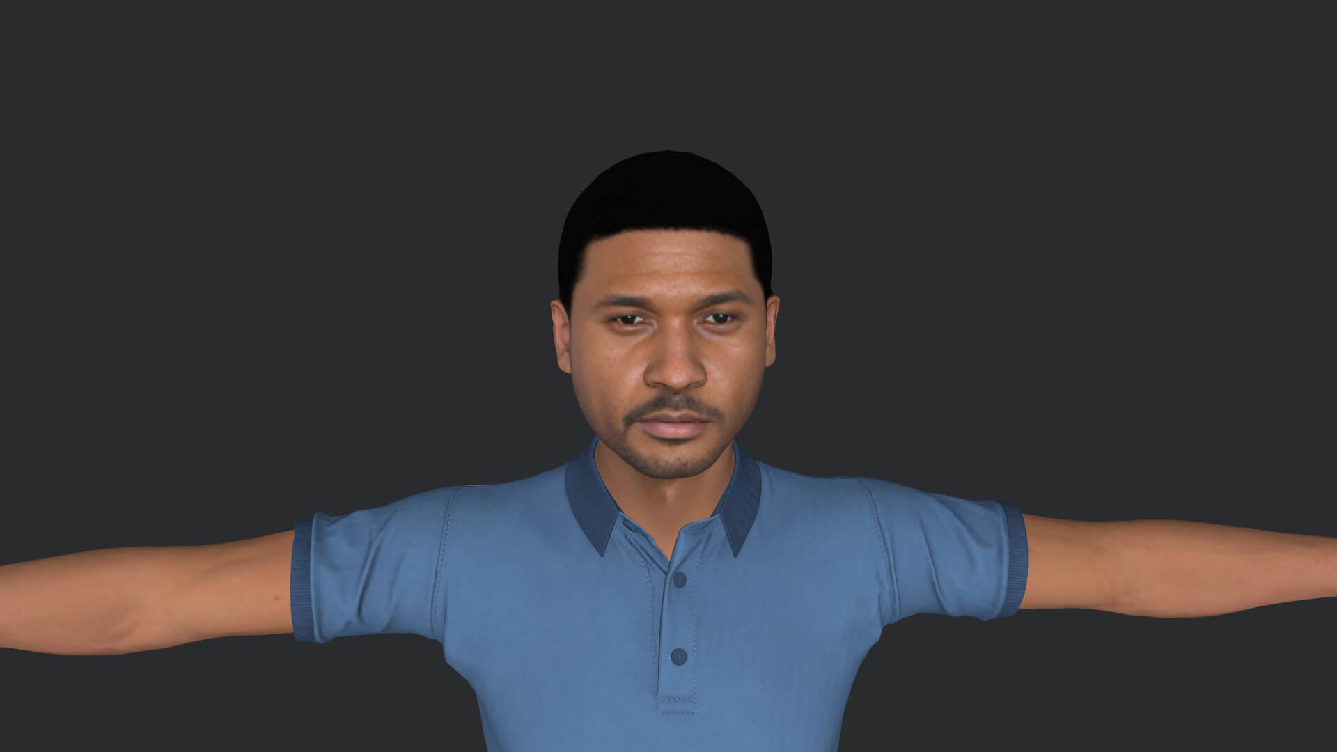 Usher Realistic Full Body Fully Rigged Character - 3D Model by meta avatars