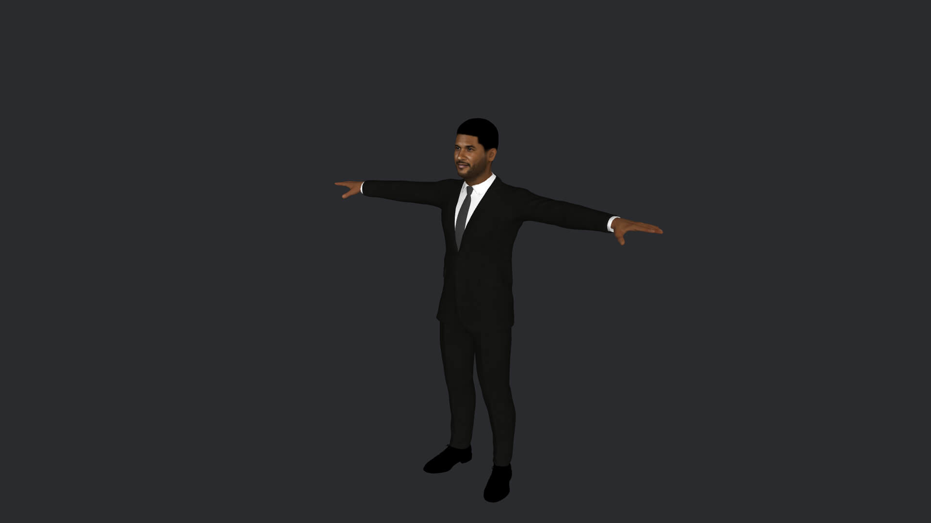 Usher Realistic Full Body Fully Rigged Character - 3D Model by meta avatars