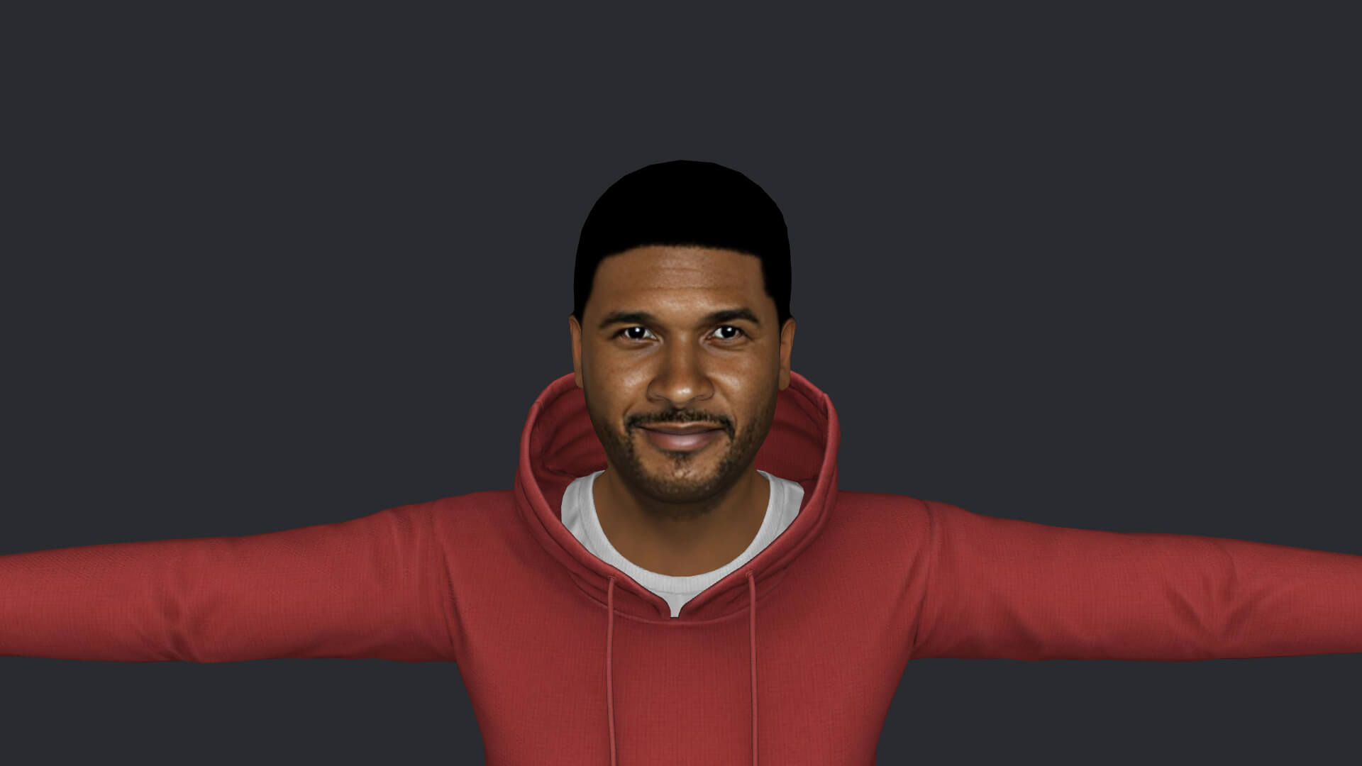 Usher Realistic Full Body Fully Rigged Character - 3D Model by meta avatars