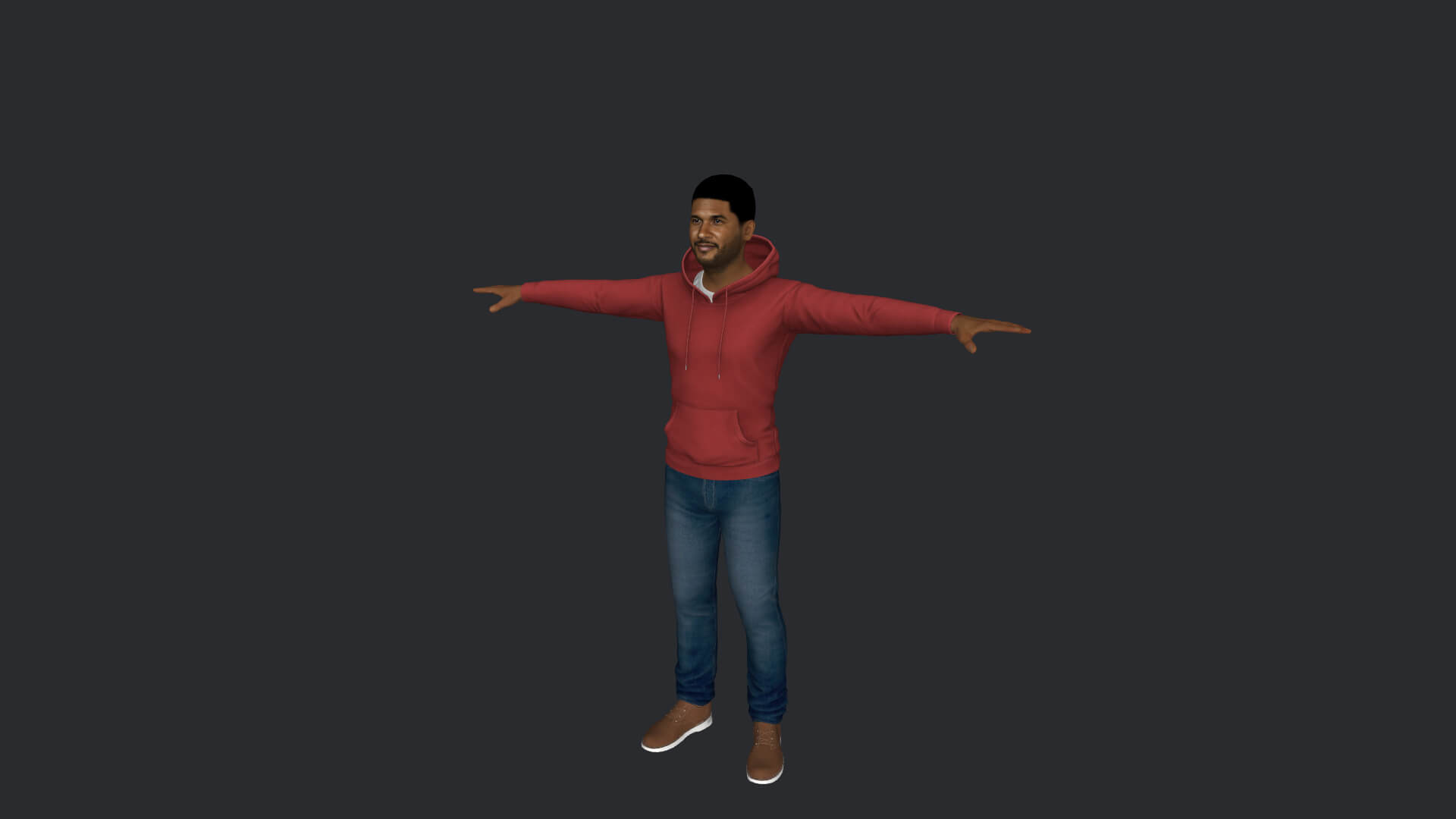 Usher Realistic Full Body Fully Rigged Character - 3D Model by meta avatars