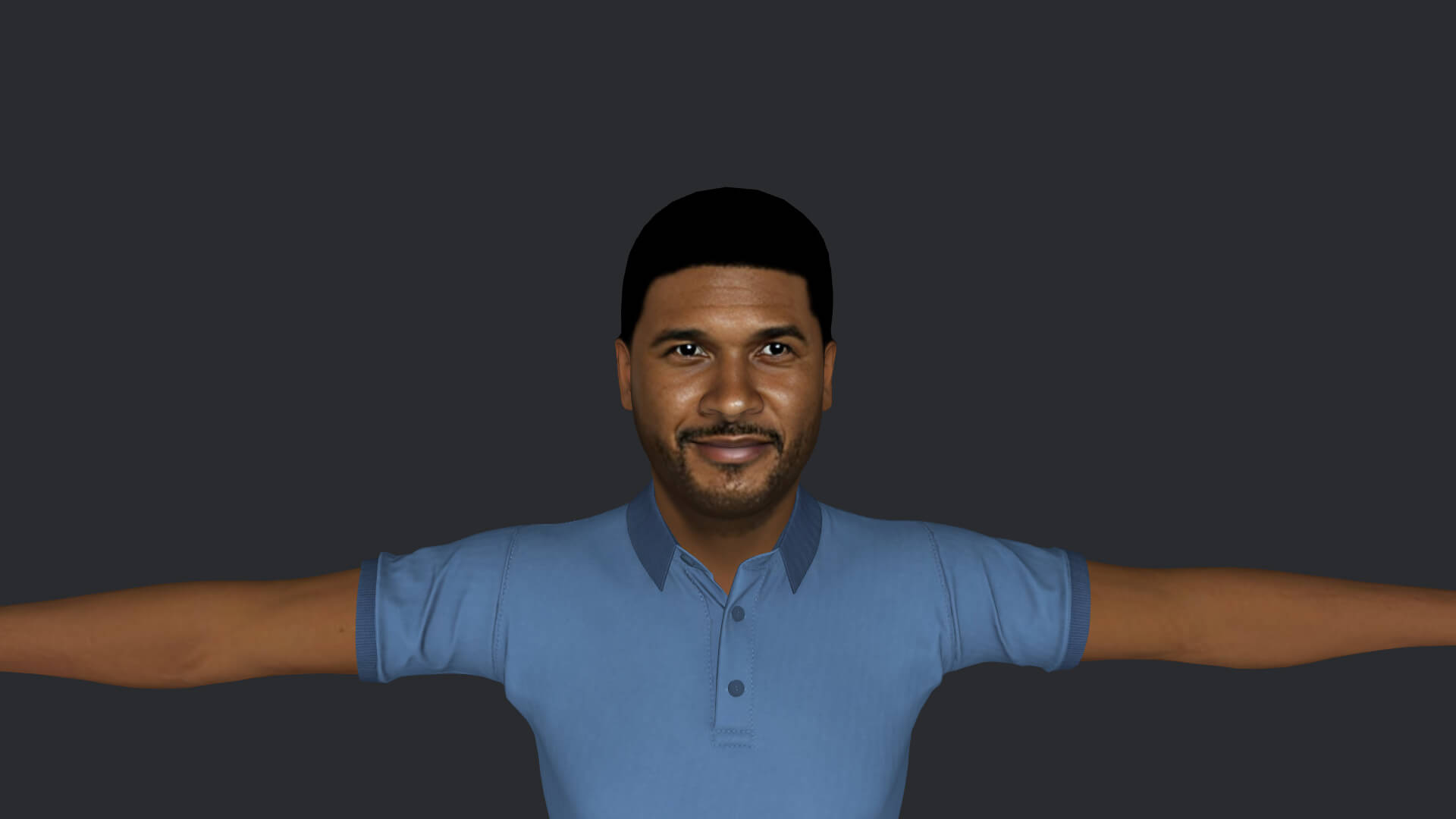 Usher Realistic Full Body Fully Rigged Character - 3D Model by meta avatars