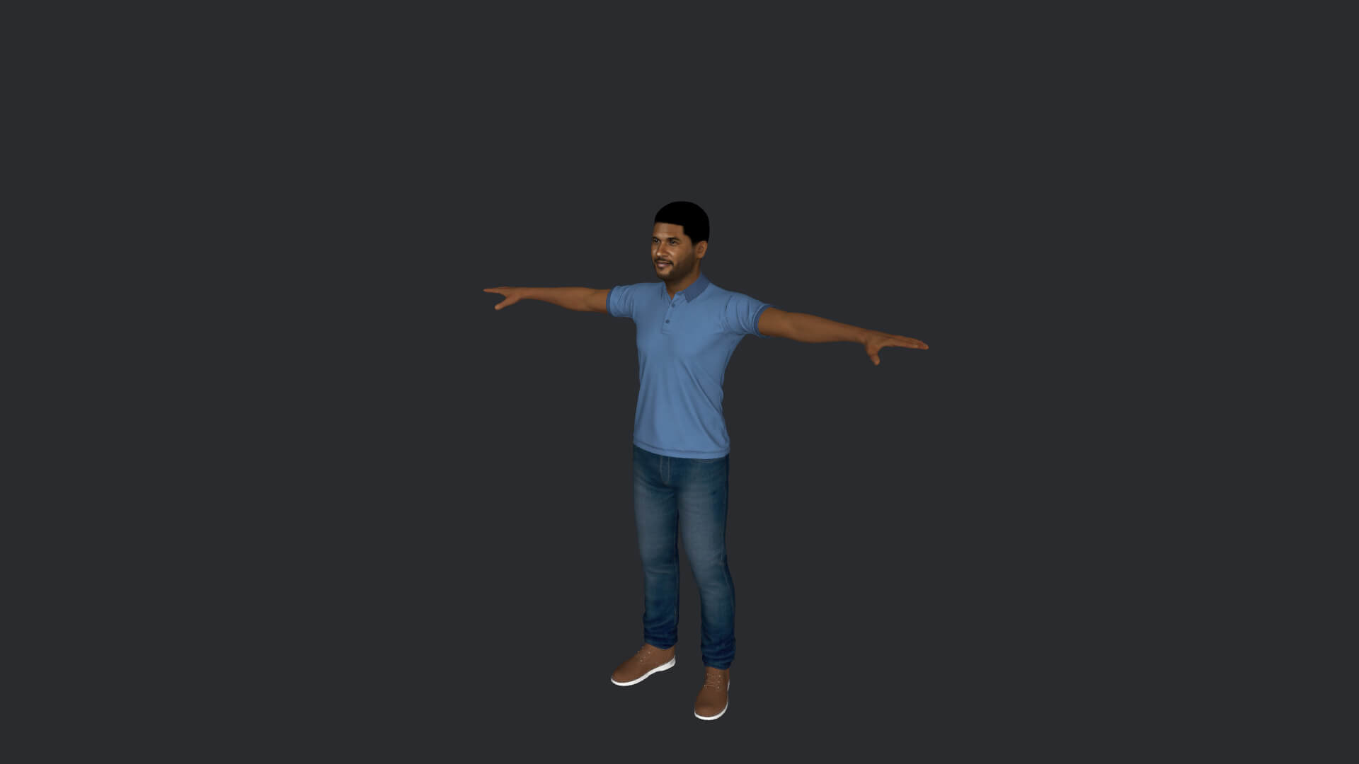 Usher Realistic Full Body Fully Rigged Character - 3D Model by meta avatars