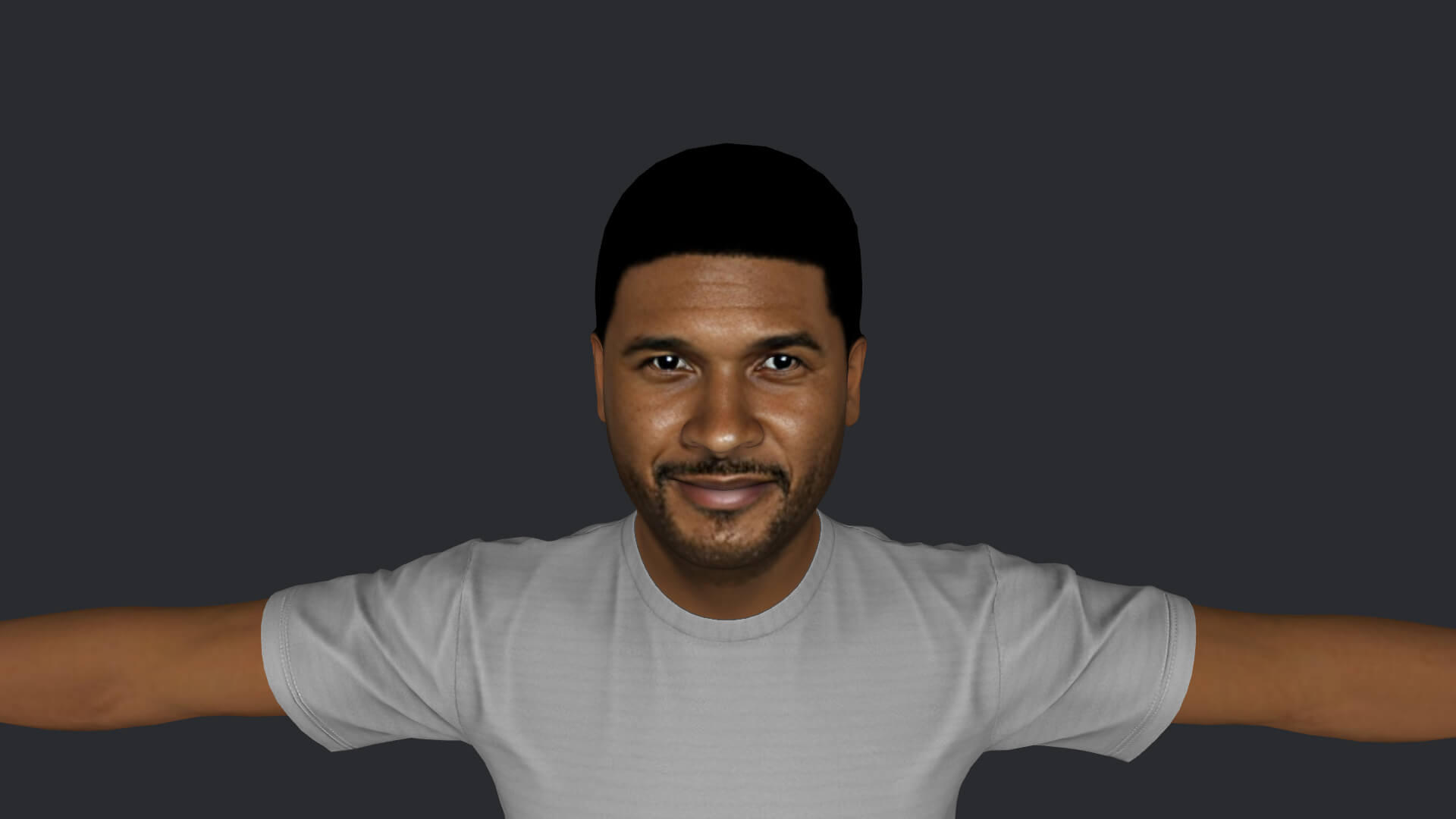 Usher Realistic Full Body Fully Rigged Character - 3D Model by meta avatars