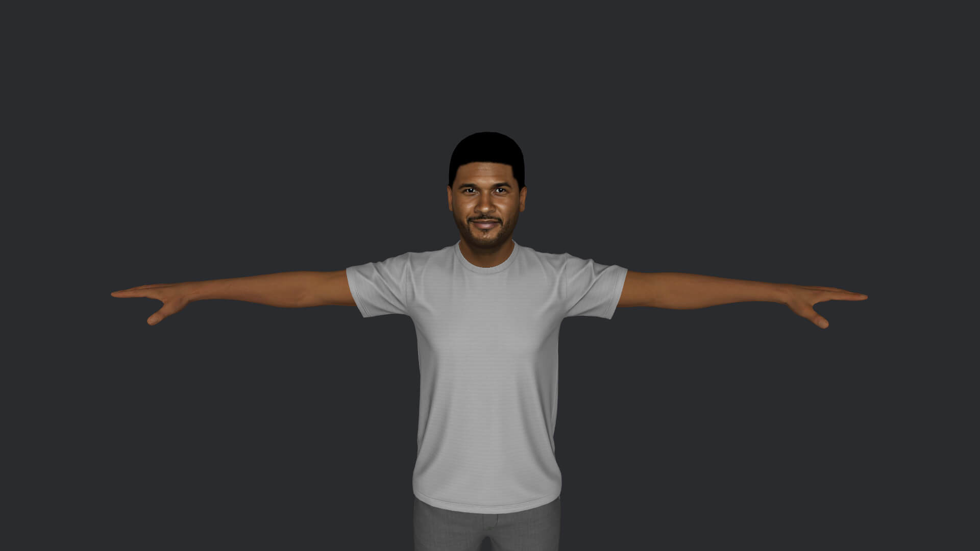 Usher Realistic Full Body Fully Rigged Character - 3D Model by meta avatars
