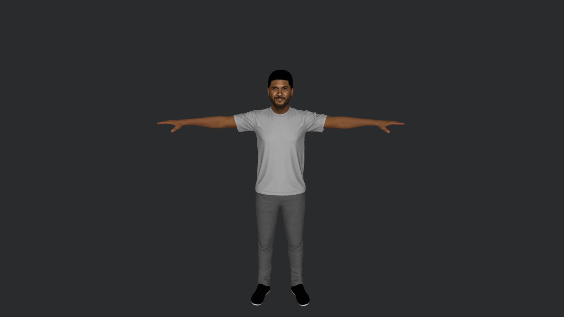 Usher Realistic Full Body Fully Rigged Character - 3D Model by meta avatars