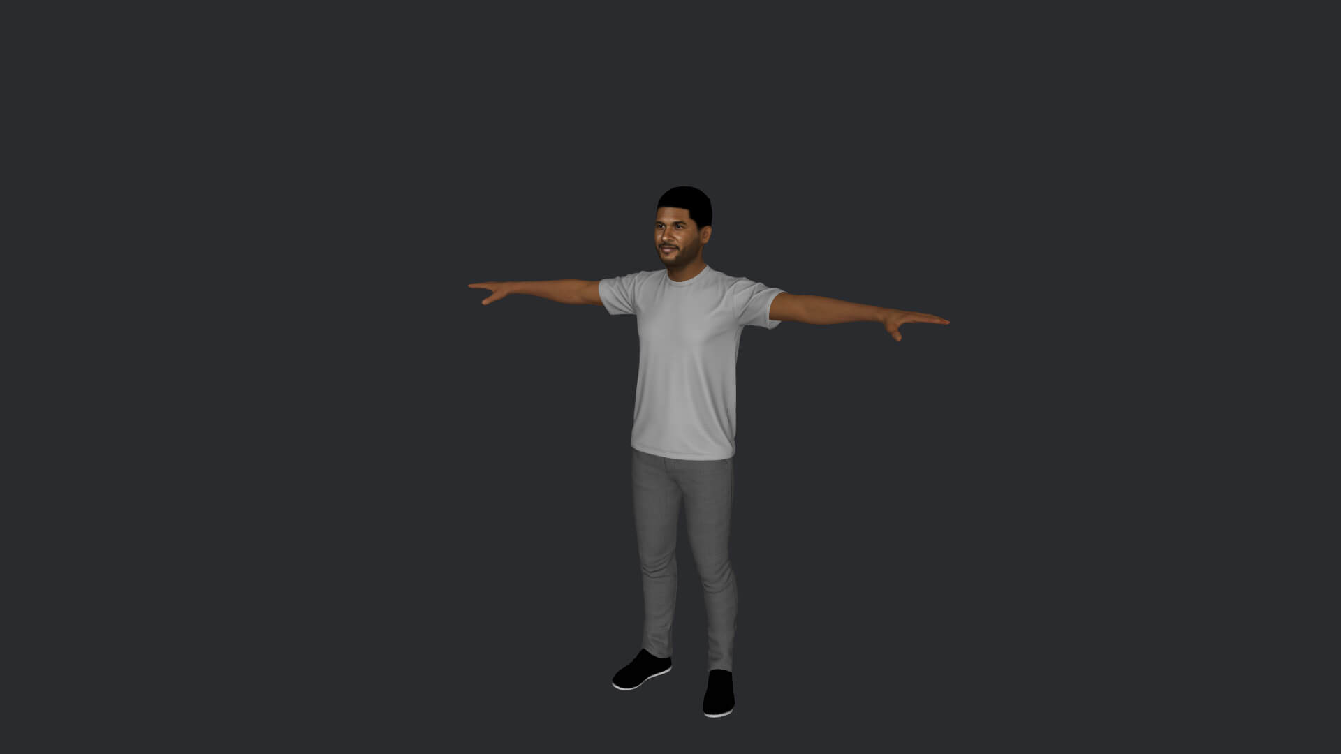 Usher Realistic Full Body Fully Rigged Character - 3D Model by meta avatars