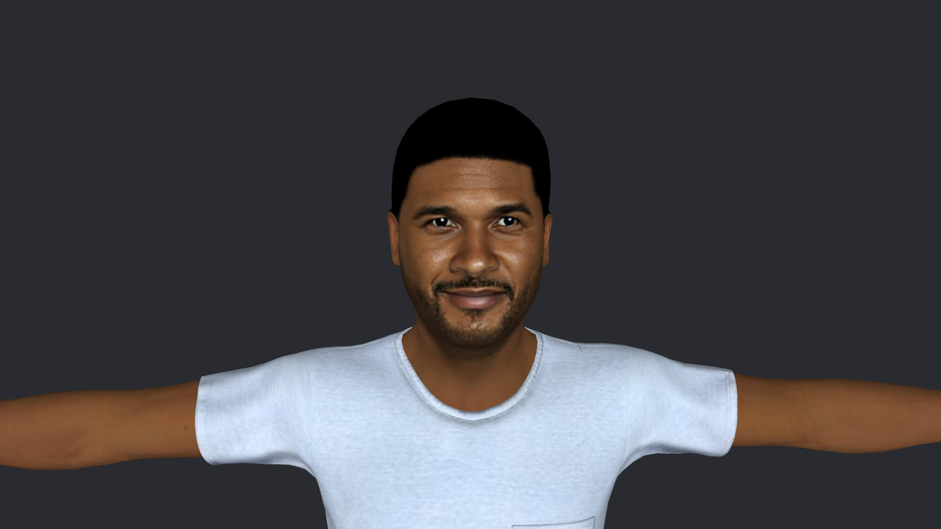 Usher Realistic Full Body Fully Rigged Character - 3D Model by meta avatars