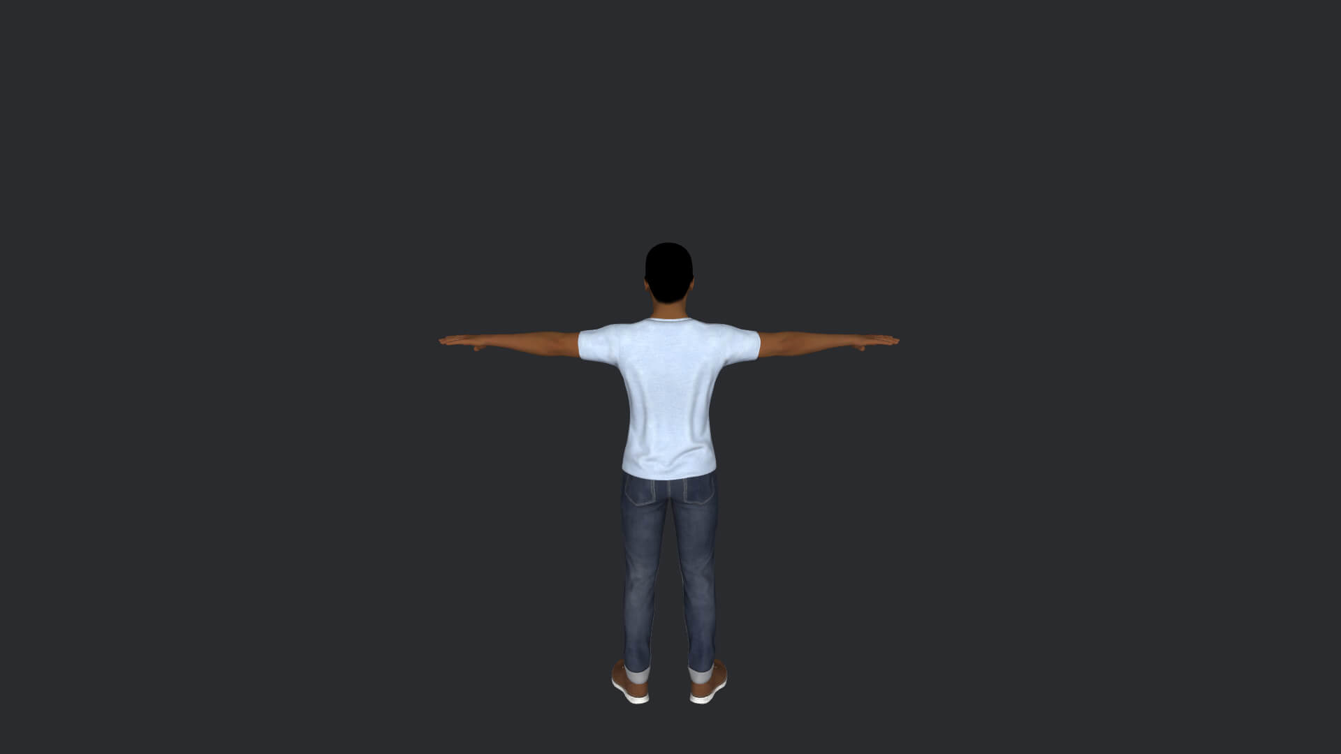 Usher Realistic Full Body Fully Rigged Character - 3D Model by meta avatars