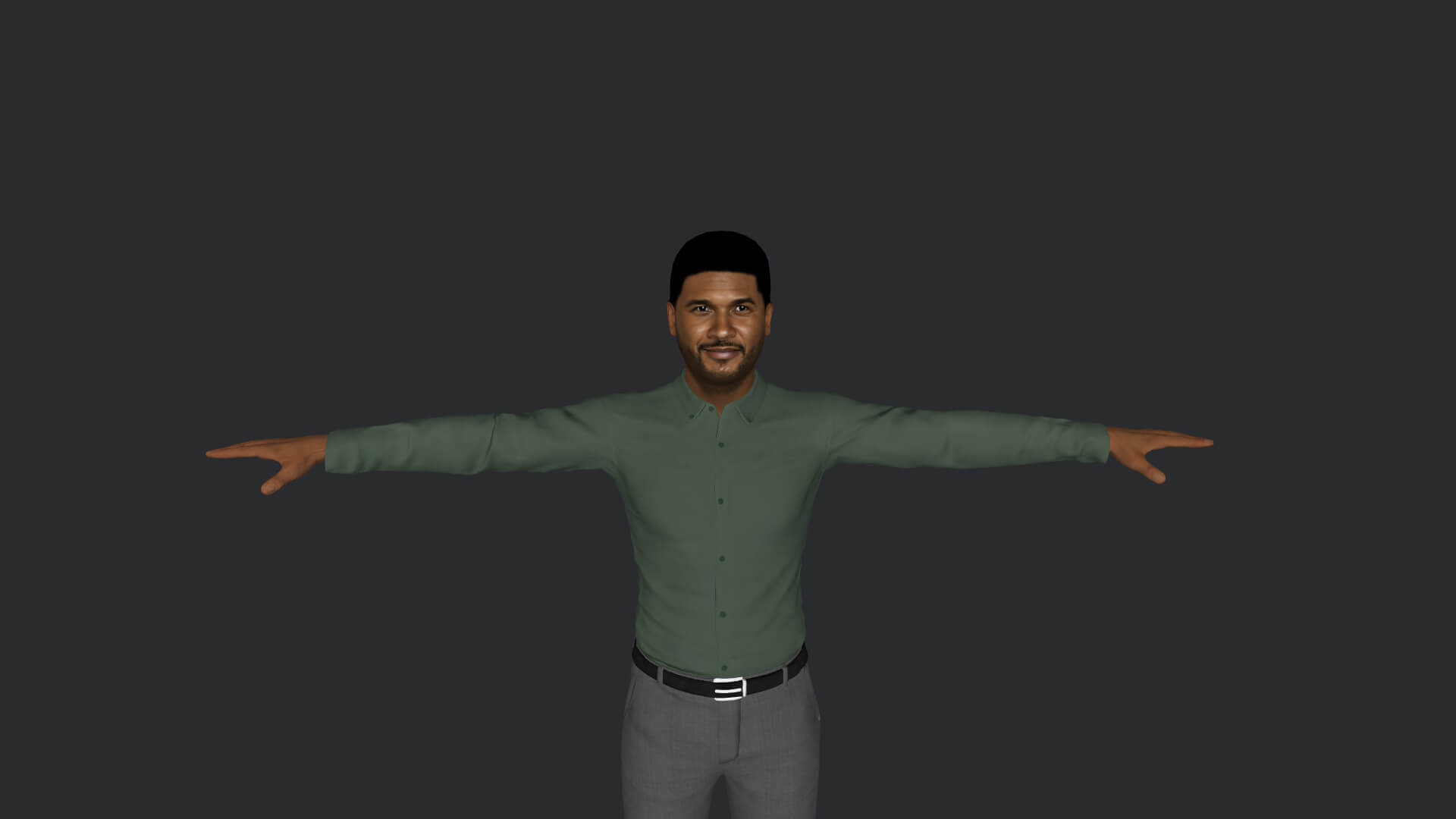 Usher Realistic Full Body Fully Rigged Character - 3D Model by meta avatars