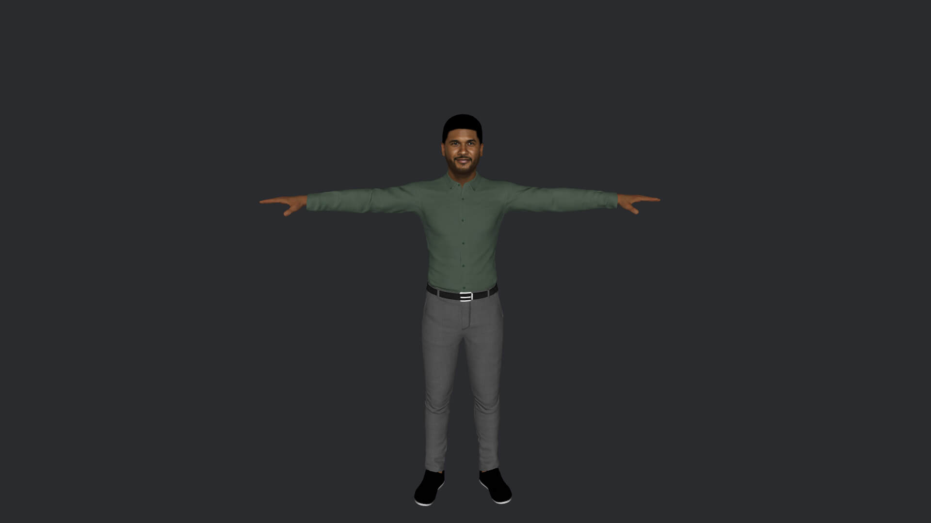 Usher Realistic Full Body Fully Rigged Character - 3D Model by meta avatars