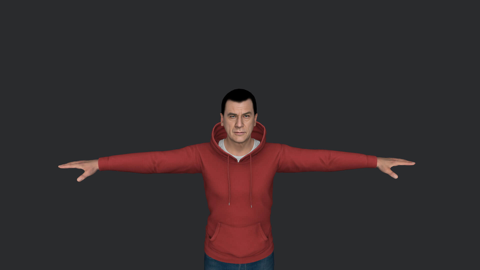Van Damme Kickboxer Realistic Fully Rigged Character - 3D Model by meta ...