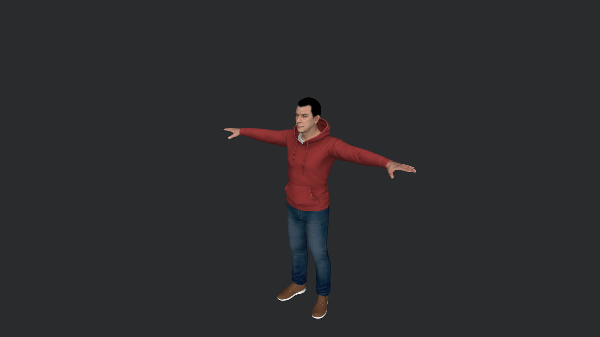 Van Damme Kickboxer Realistic Fully Rigged Character - 3D Model by meta ...