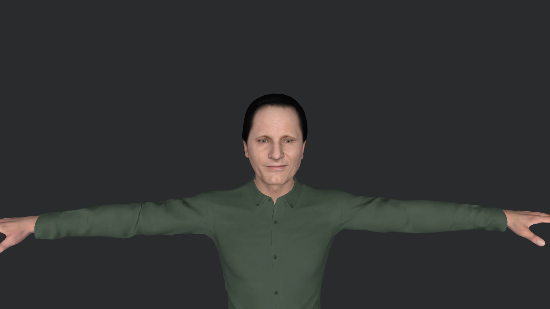 Viggo Mortensen Realistic Full Body Fully Rigged Character - 3D Model by meta avatars