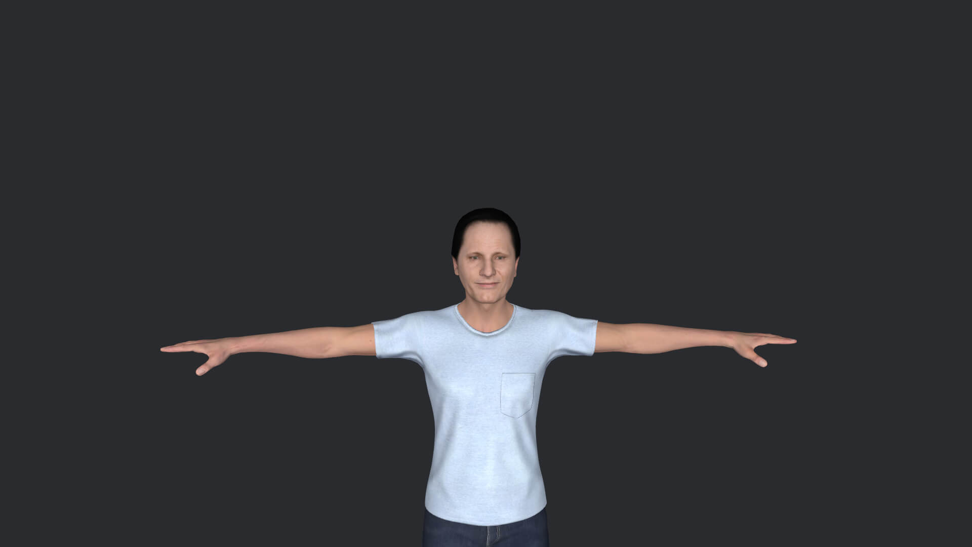 Viggo Mortensen Realistic Full Body Fully Rigged Character - 3D Model by meta avatars