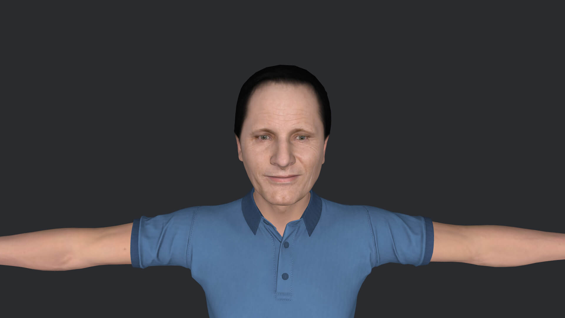 Viggo Mortensen Realistic Full Body Fully Rigged Character - 3D Model by meta avatars