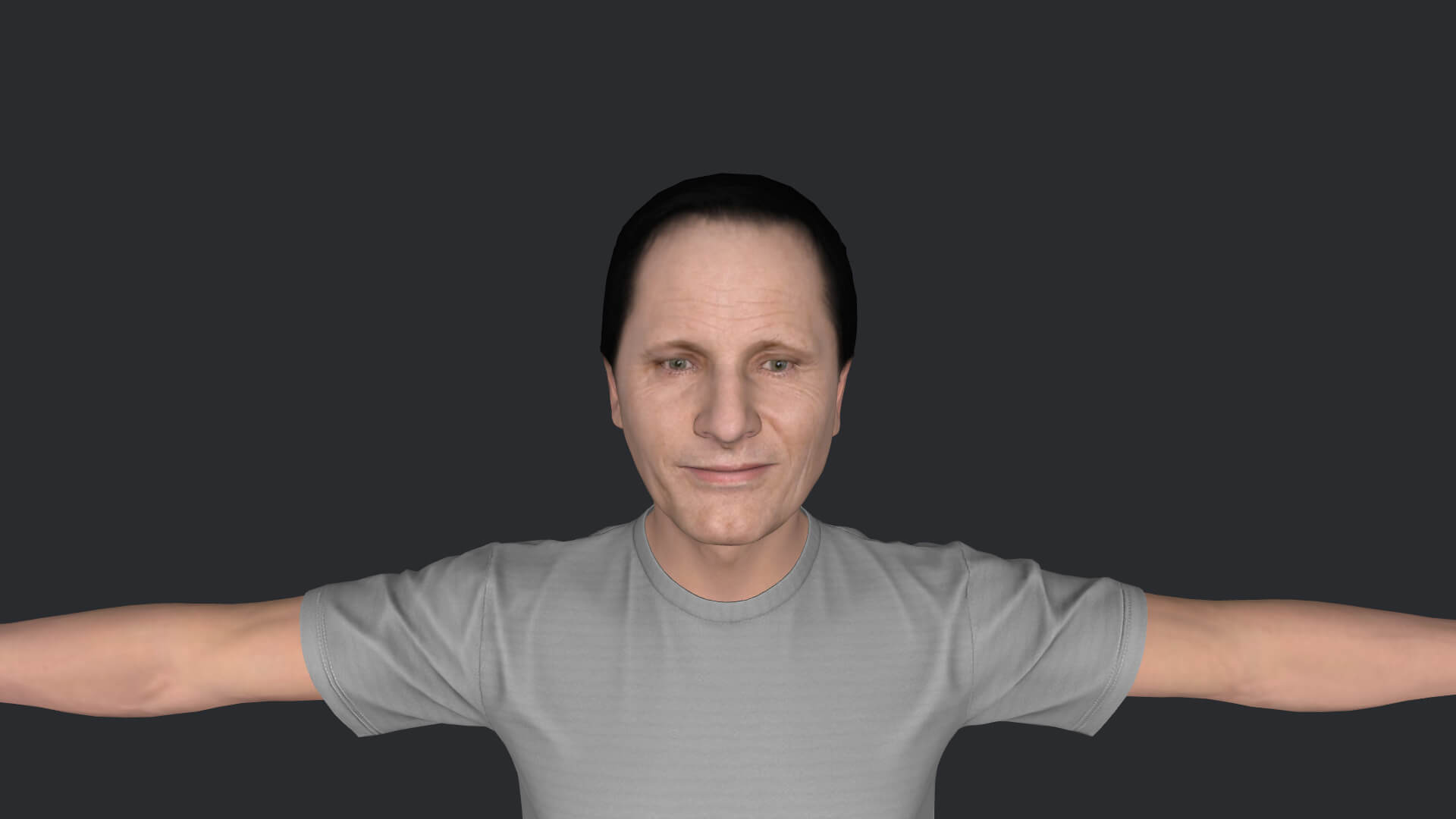 Viggo Mortensen Realistic Full Body Fully Rigged Character - 3D Model by meta avatars