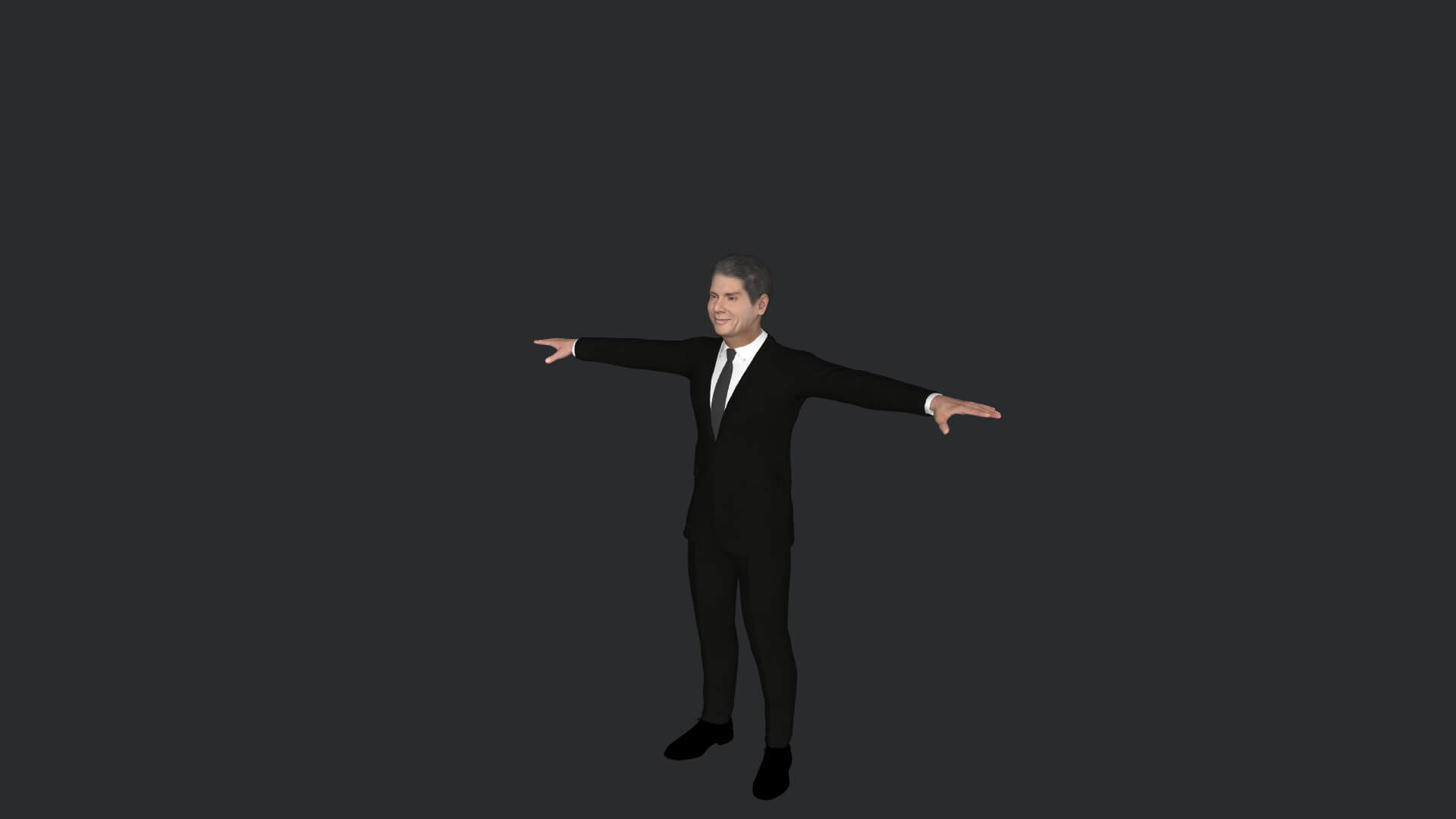 Vince Mcmahon Realistic Full Body Fully Rigged Character - 3D Model by ...