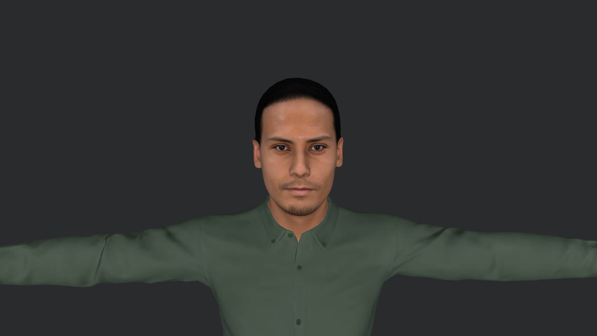 Virgil Van Dijk Realistic Full Body Fully Rigged Character - 3D Model ...
