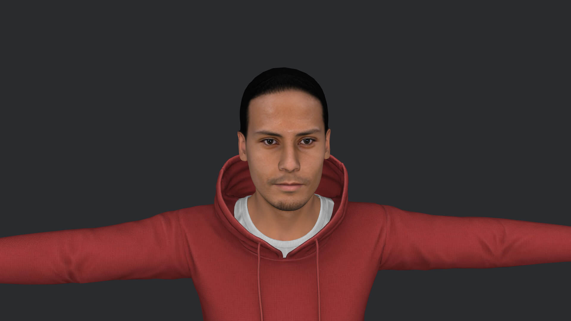 Virgil Van Dijk Realistic Full Body Fully Rigged Character - 3D Model ...