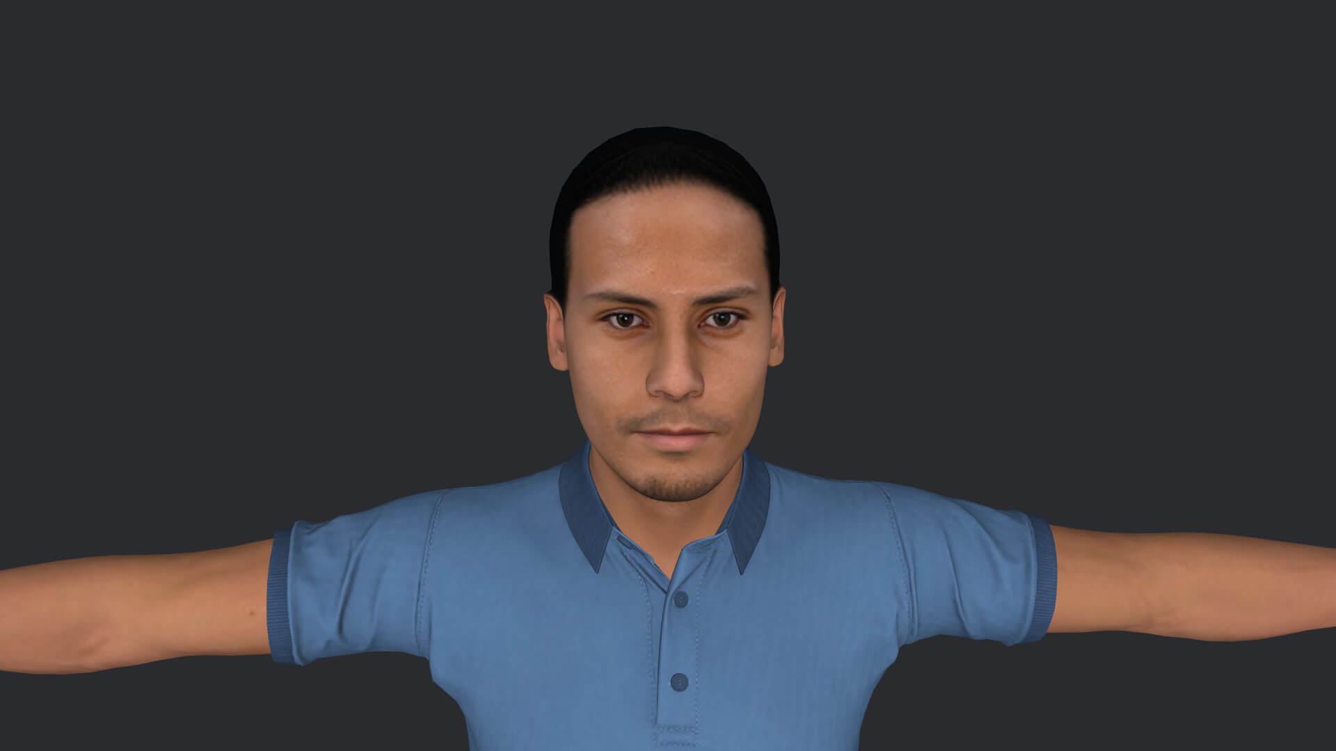 Virgil Van Dijk Realistic Full Body Fully Rigged Character - 3D Model ...
