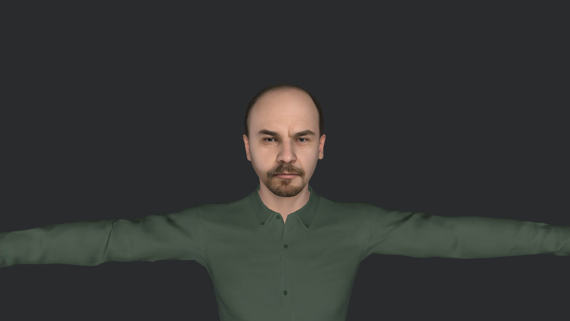 Vladimir Lenin Realistic Full Body Fully Rigged Character - 3D Model by ...