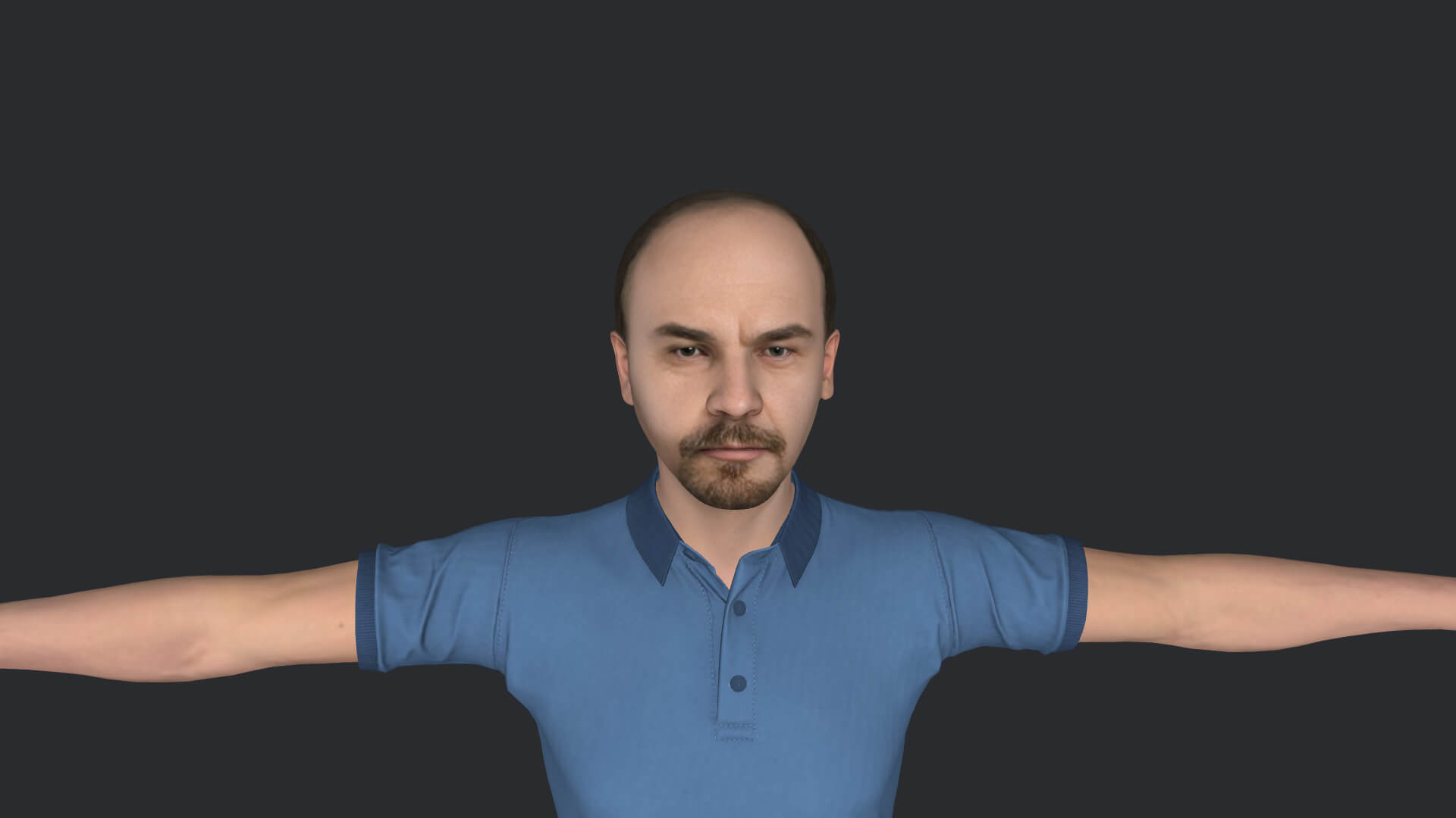 Vladimir Lenin Realistic Full Body Fully Rigged Character - 3D Model by ...
