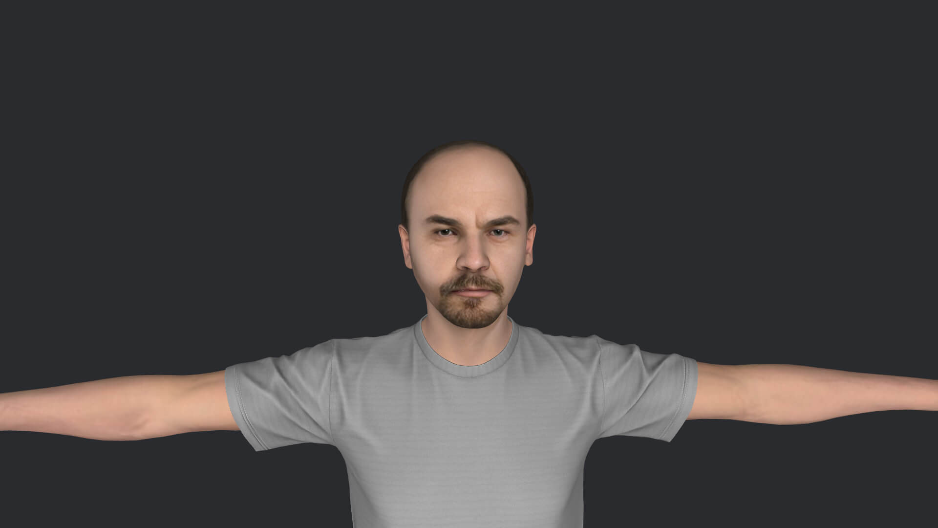 Vladimir Lenin Realistic Full Body Fully Rigged Character - 3D Model by ...
