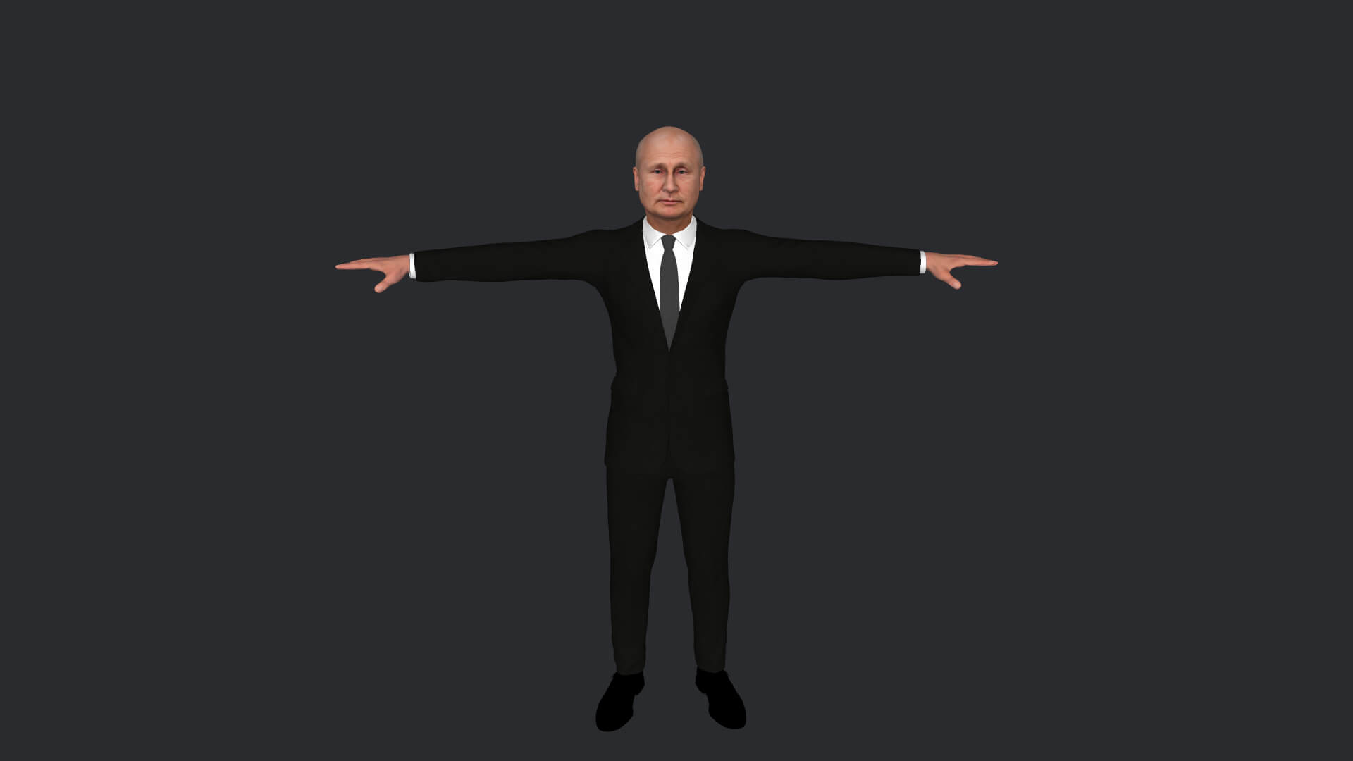 Vladimir Putin Hyper Realistic Fully Rigged Character - 3D Model by ...