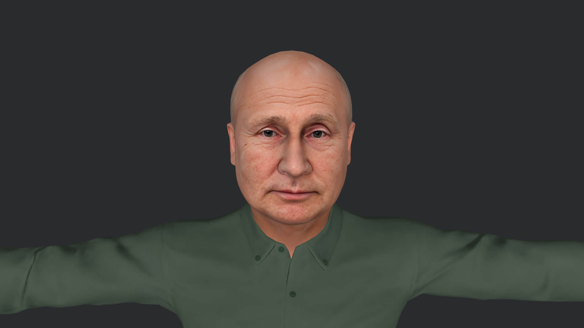 Vladimir Putin Hyper Realistic Fully Rigged Character - 3D Model by ...